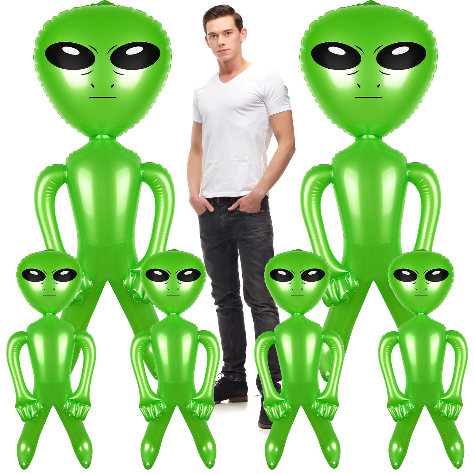 Amazon.com: Mototo 6 Pieces 63 Inch 30 Inch Giant Inflatable Alien ...