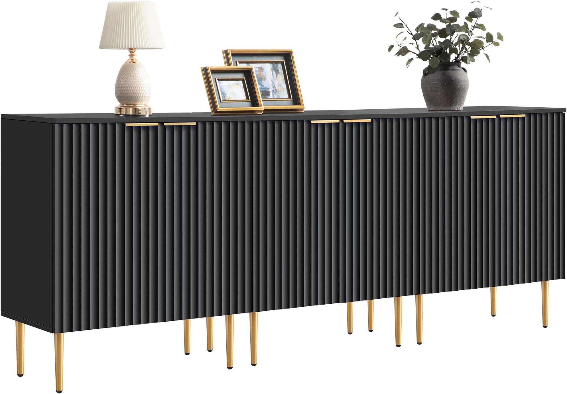 Amazon.com - SICOTAS Sideboard Buffet Storage Cabinet Set of 3, Modern ...