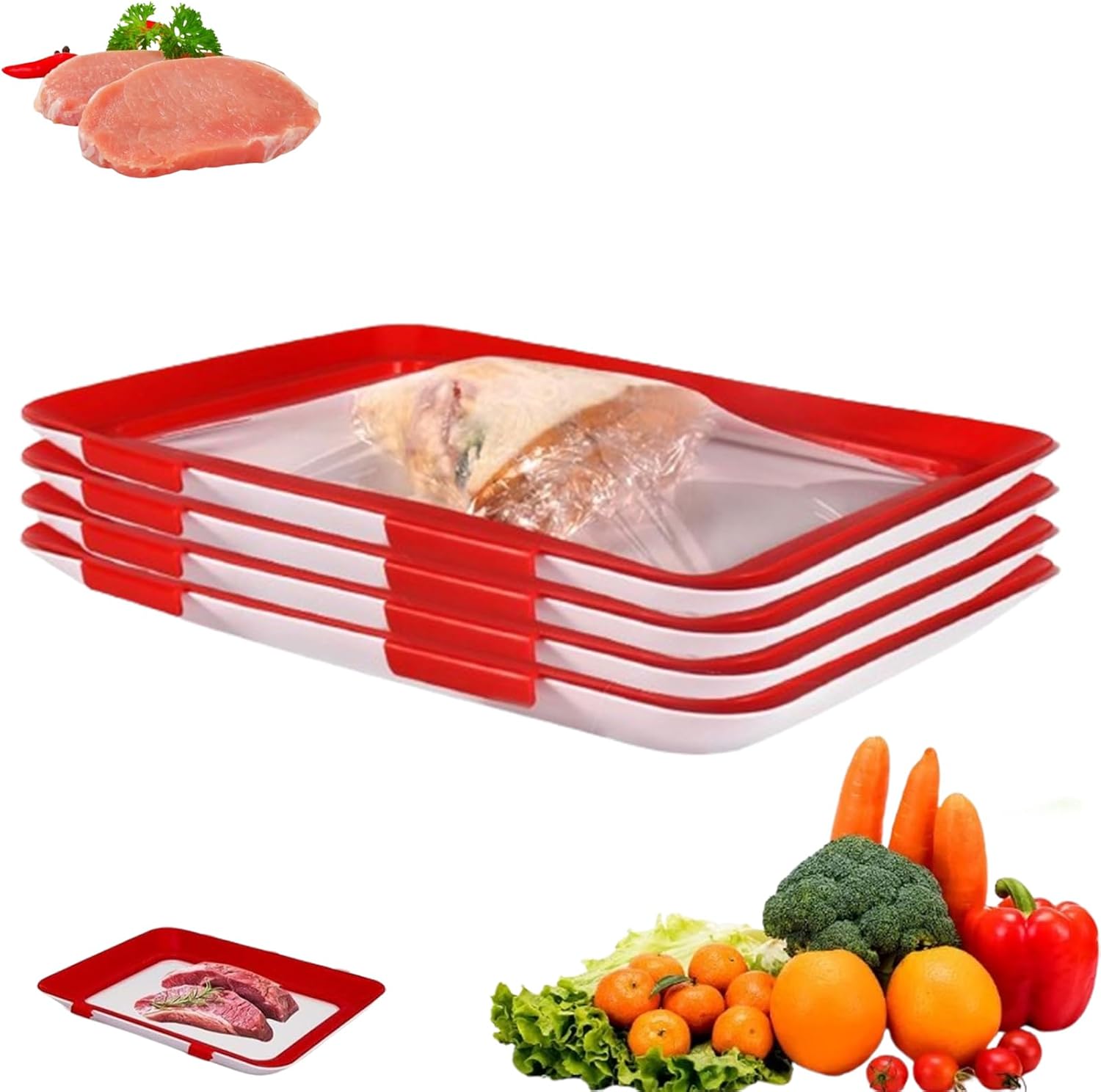 Fresh Tray,food Preservation Tray,fresh Preservation Plate,cold Meat ...