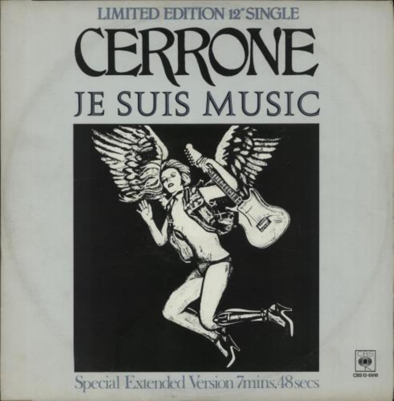 Amazon.com: Cerrone Je Suis Music 7" CBS SCBS6918 EX 1978: CDs & Vinyl