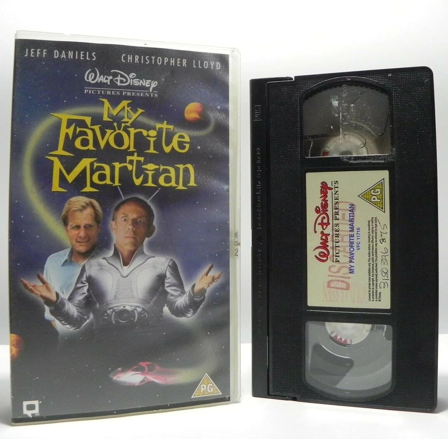 My Favorite Martian [VHS] [1999] : Christopher Lloyd, Jeff Daniels ...