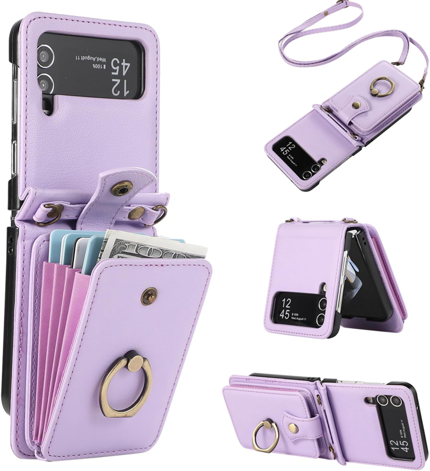 Amazon.com: Asuwish Phone Case for Samsung Galaxy Z Flip 3 5G 2021 ...