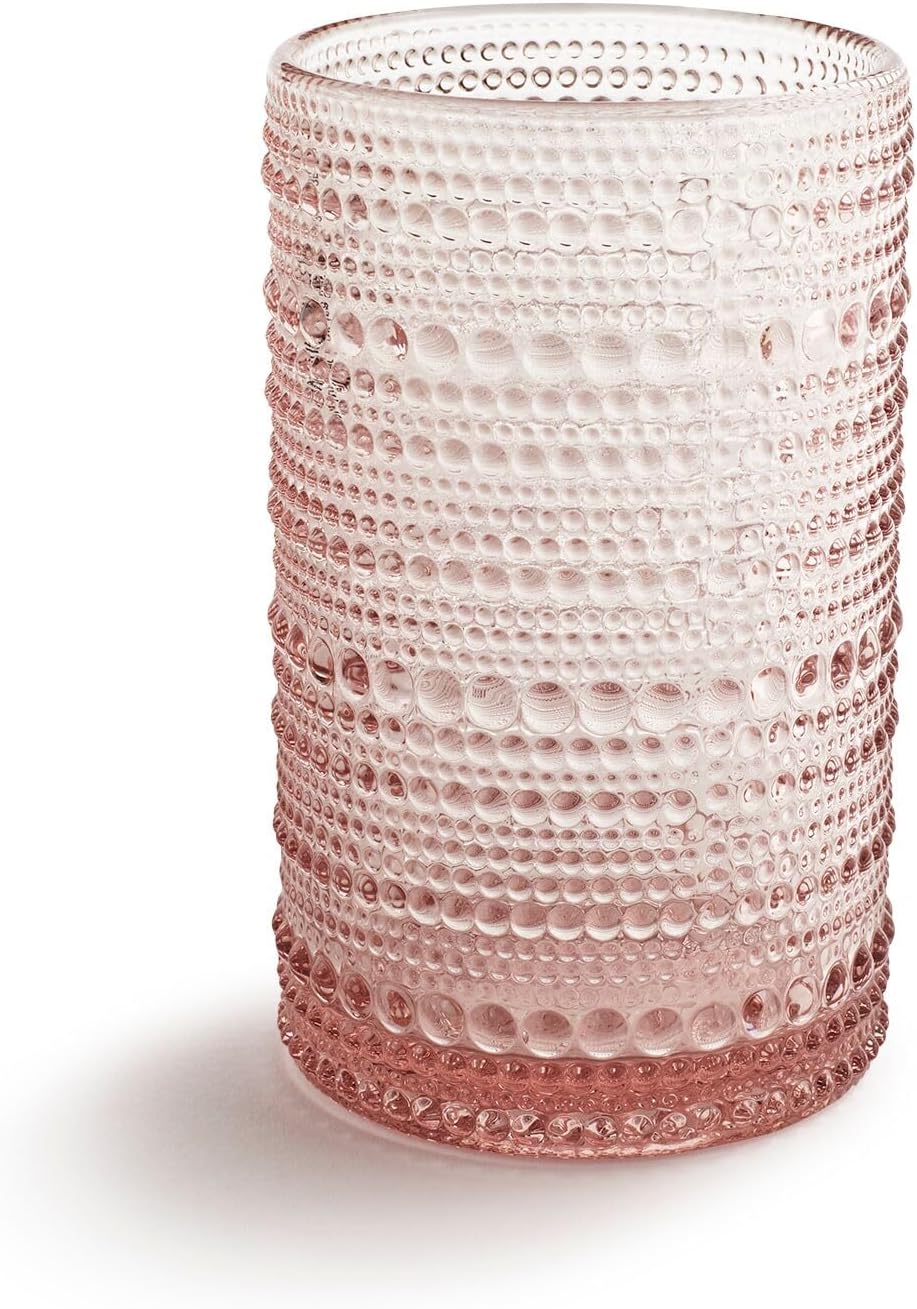 Amazon.com | Fortessa Jupiter Iced Beverage Glass, 13 oz, Pink: Iced ...