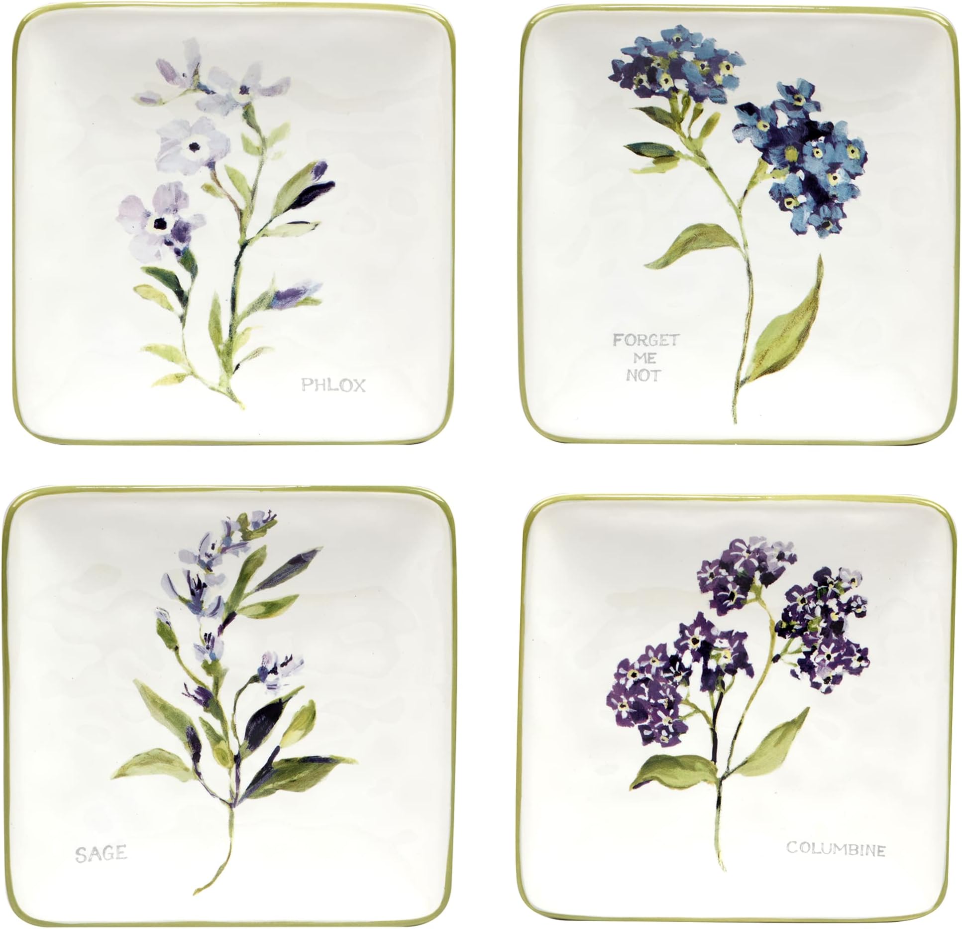 Amazon.com: Certified International Bee Sweet 6" Canape/Luncheon Plates ...
