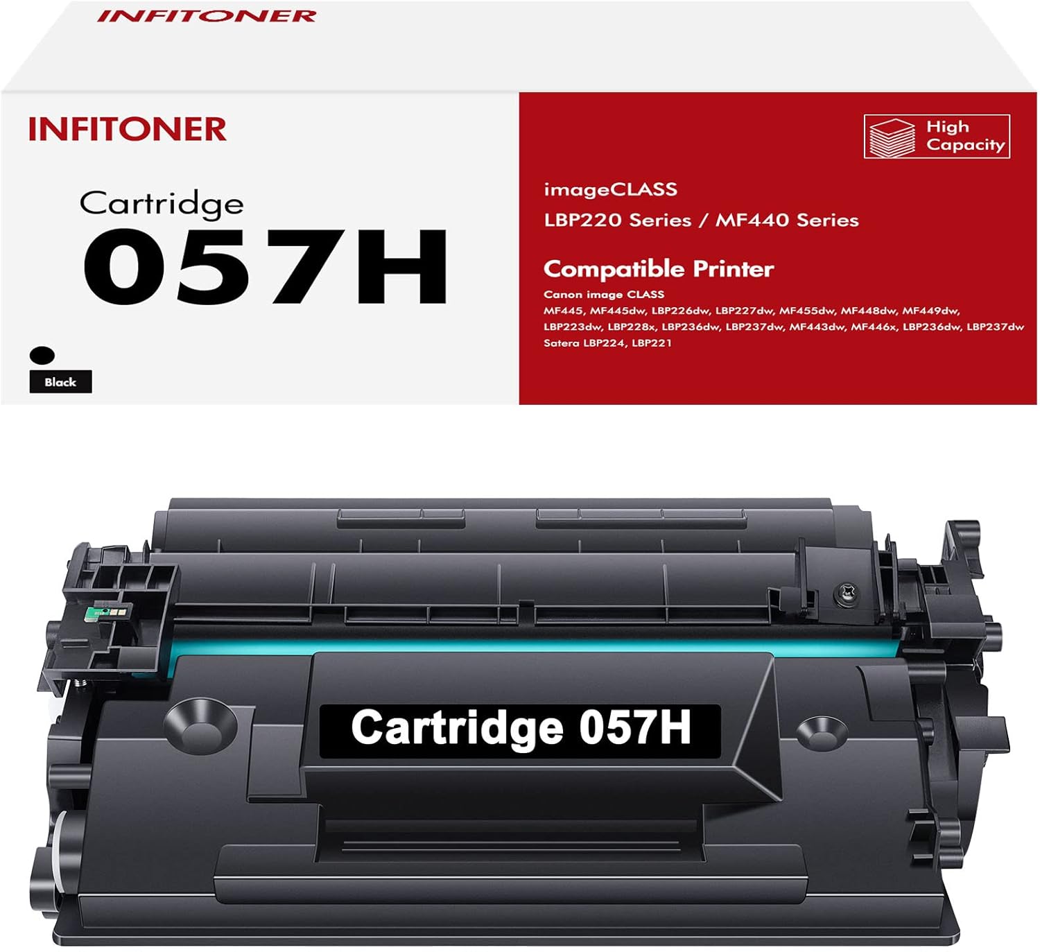 Amazon.com: 057 057H CRG-057 CRG-057H for Canon 057 057H Toner i-SENSYS ...