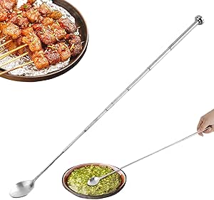 Telescopic Spoon, Extendable Mixing Spoons, Telescopic Spatula ...