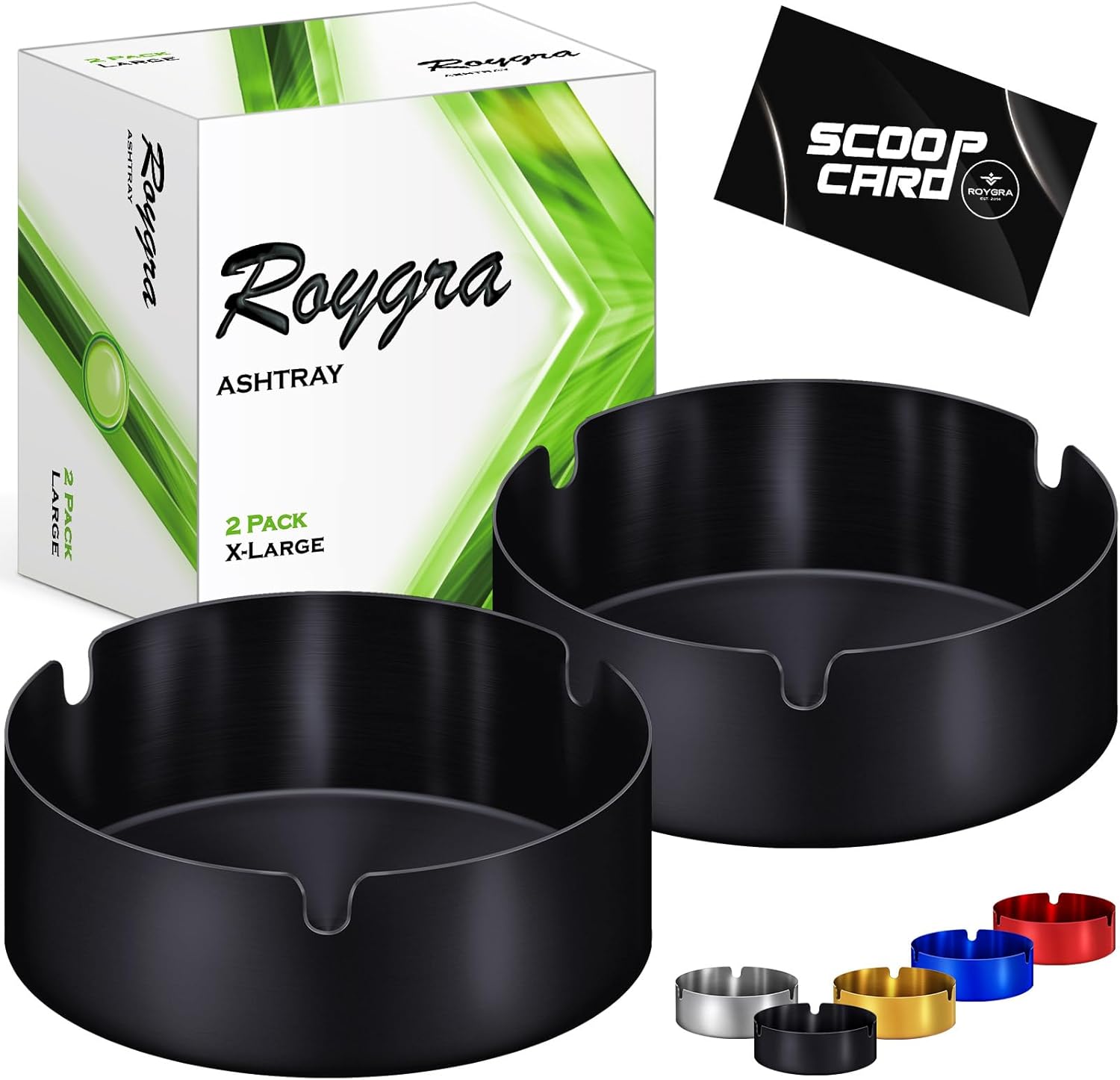 Amazon.com: roygra Outdoor Ashtray for Outside Patio (2 Pack ...