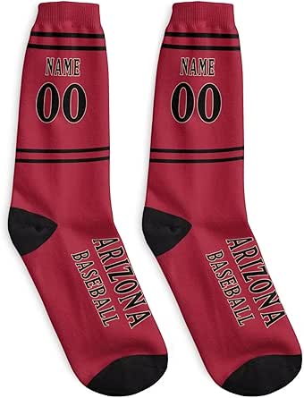 Amazon.com: Custom Arizona Personalized Sports Casual Socks-1 Pair,Add ...