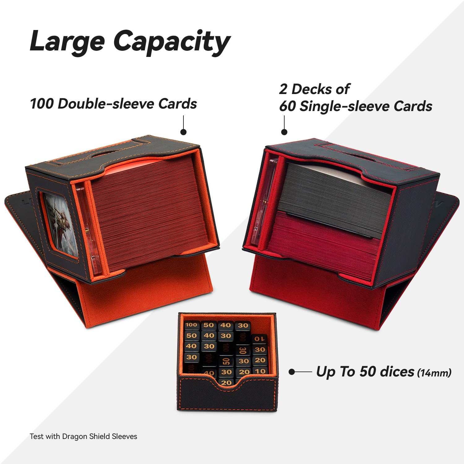 Snapklik.com : Mage Tech Card Deck Box For MTG Commander - Patented Design