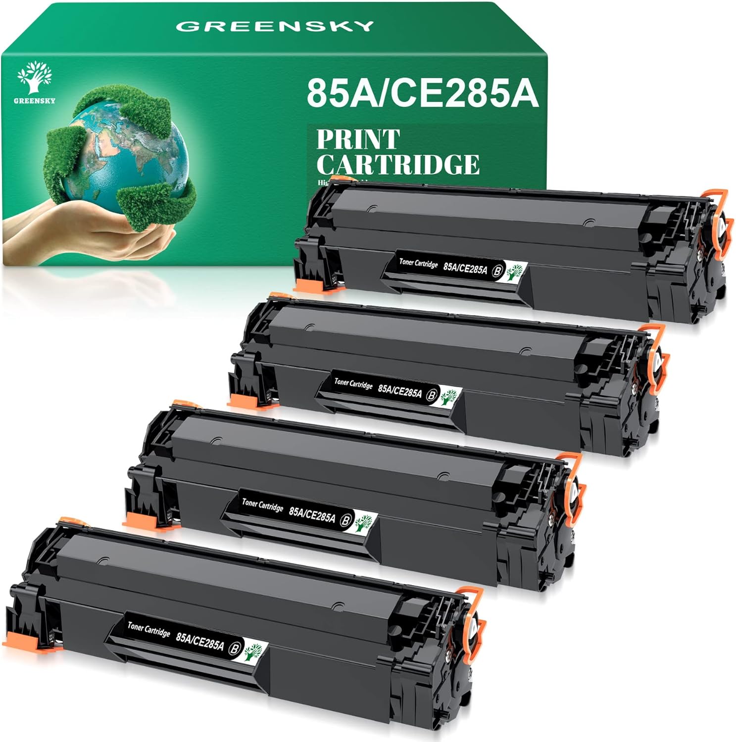 Amazon.com: GREENSKY Compatible Toner Cartridge Replacement for HP 85A ...