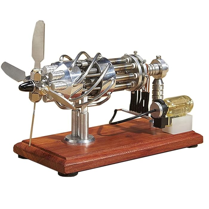 Buy Miniature Steam Power Physics Toy, Mini Steam Engine Model 16 ...