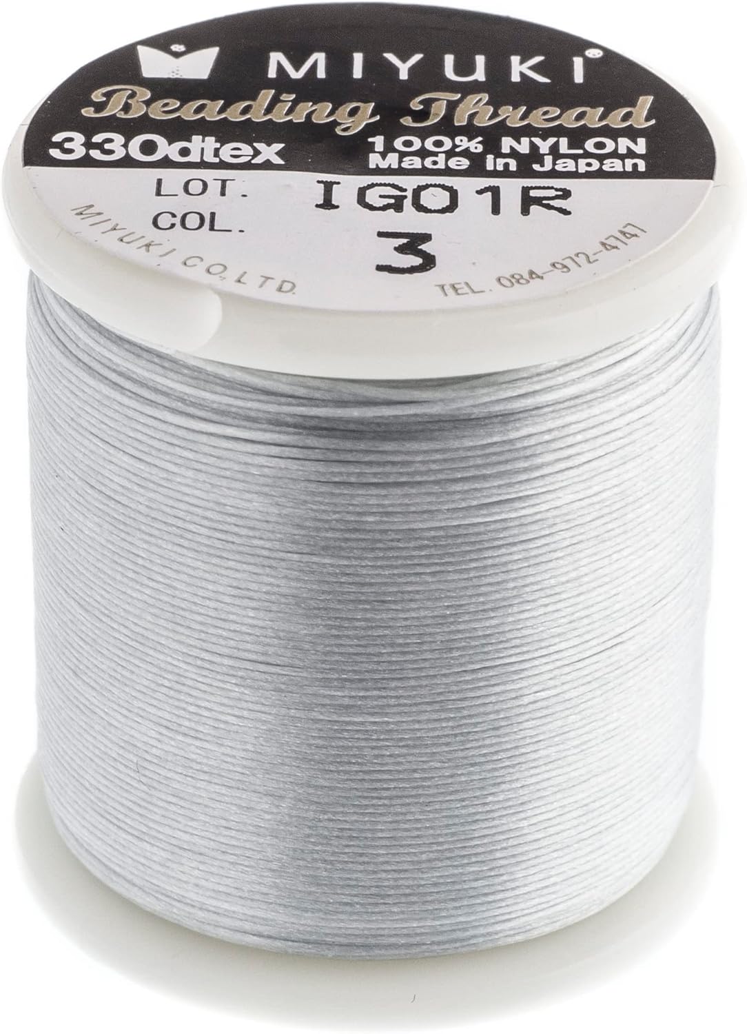 Miyuki Nylon Beading Thread B White (50m) - Used for DIY Jewelry Making ...