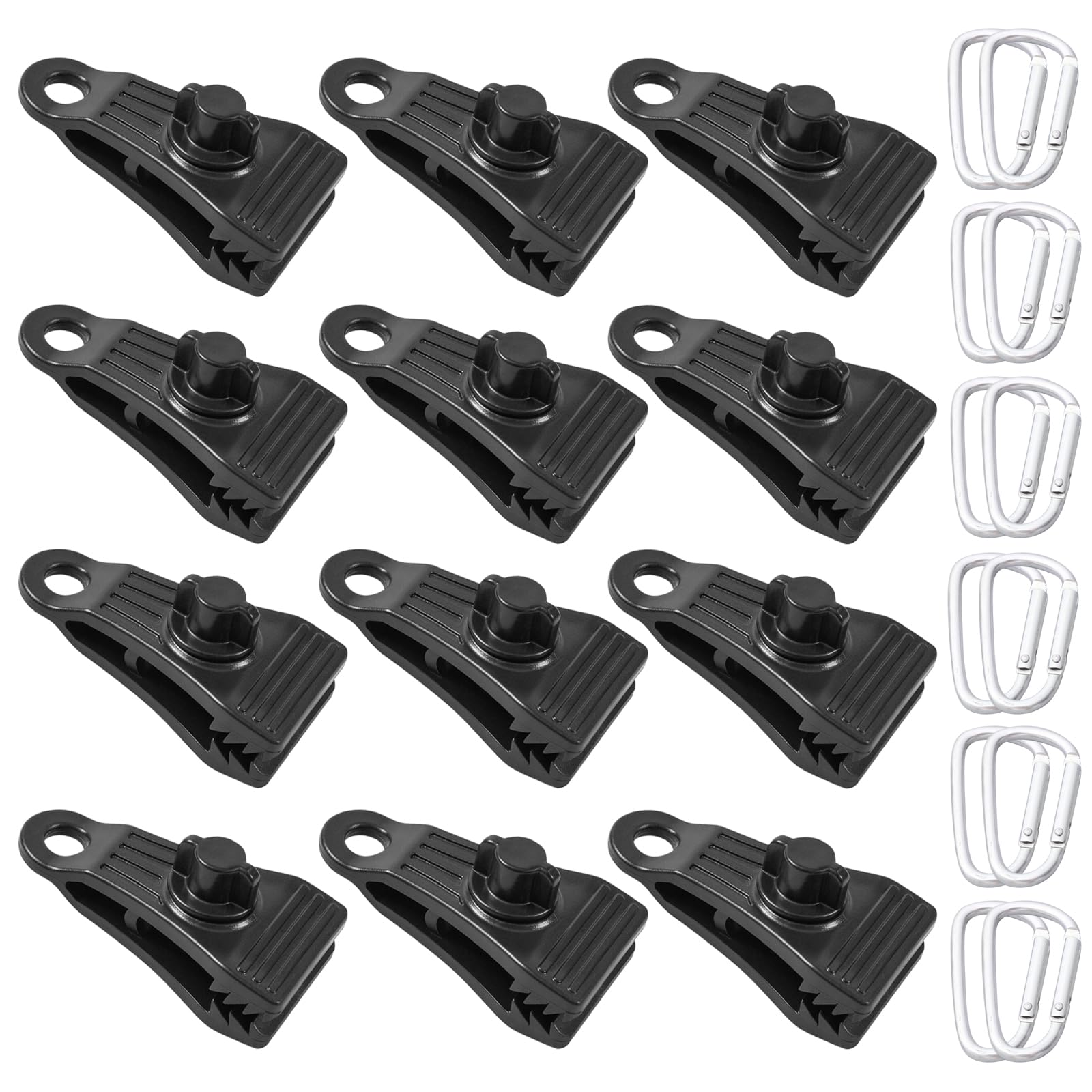 Amazon.com: Upgrade Large Tarp Clips Heavy Duty Lock Grip -Total 24 PCS ...