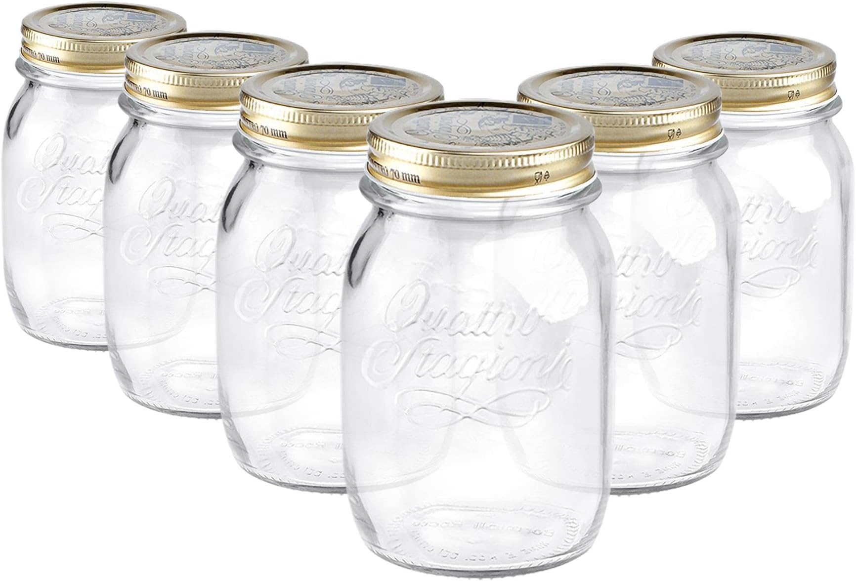 Bormioli Rocco Quattro Stagioni Glass Storage Jars - Traditional ...