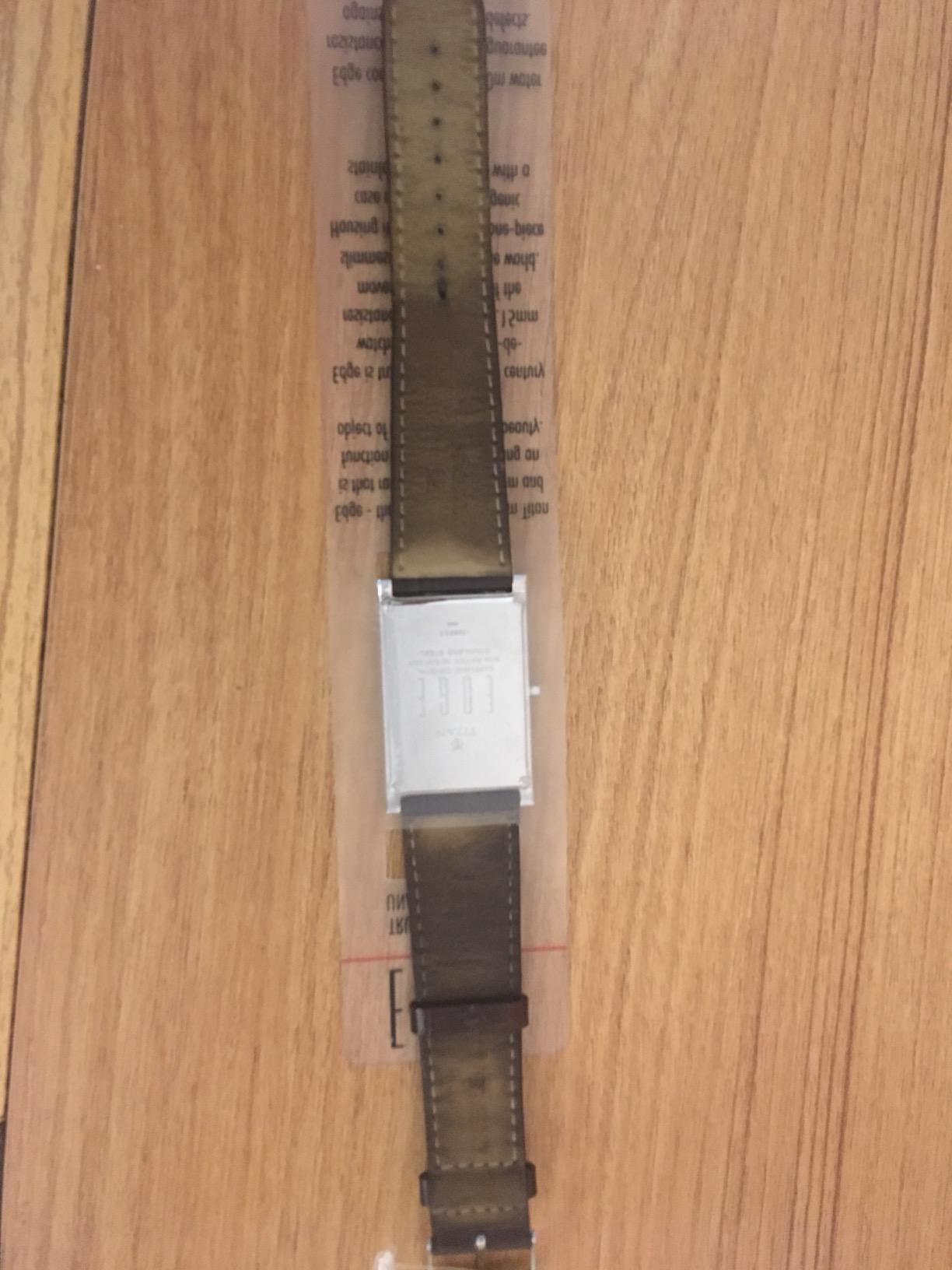 Titan Edge Analog White Dial Men's Watch -NL1596SL01 / NL1596SL01 ...