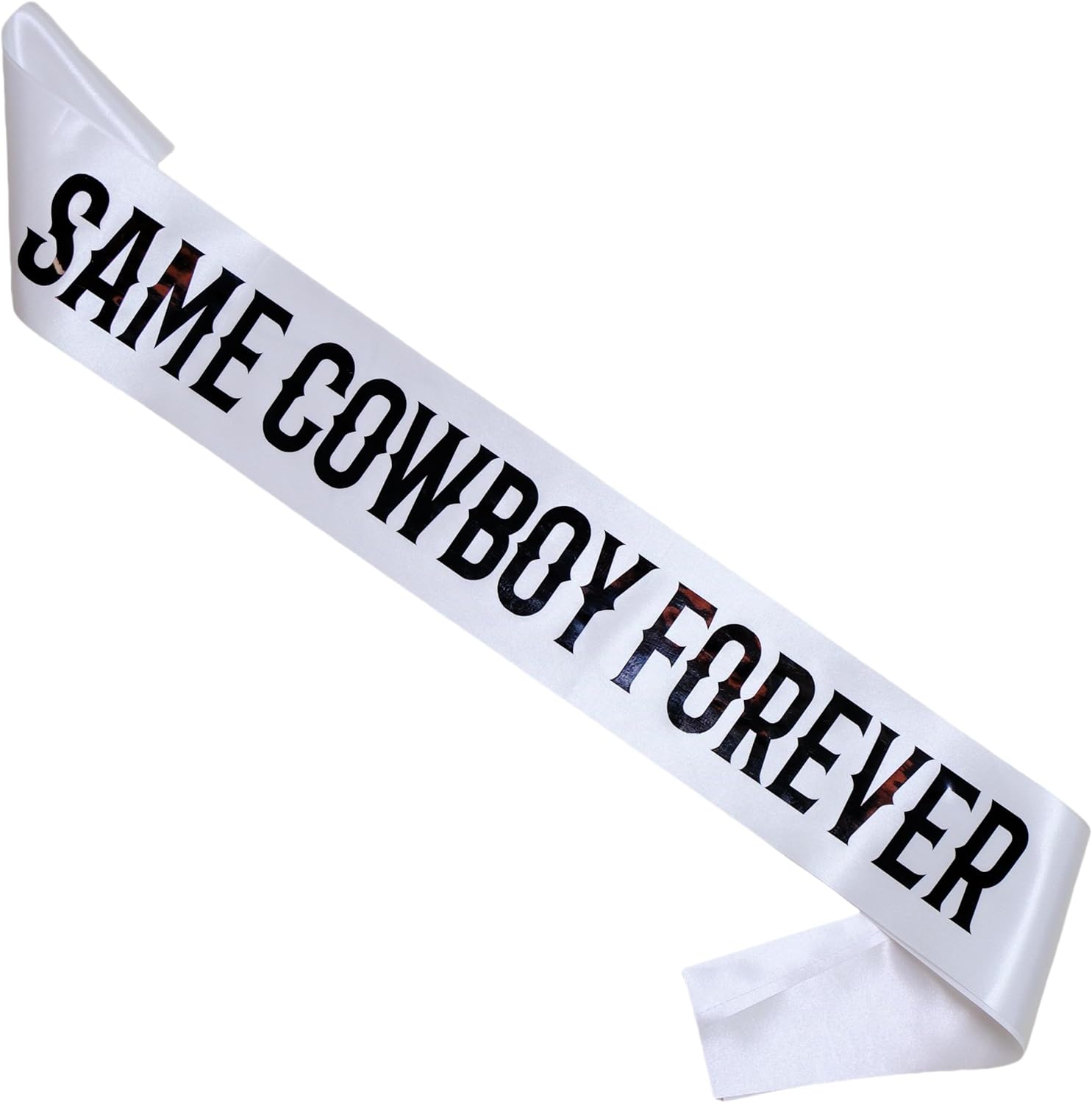 Amazon.com: Decorit Same Cowboy Forever Sash, Bachelorette Party ...