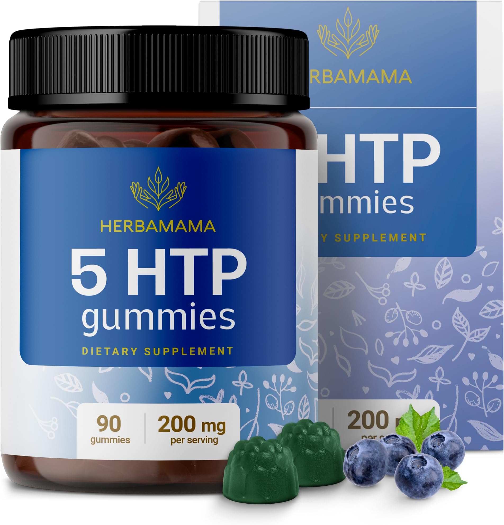 Amazon.com: Wild & Organic 5-HTP 200mg Mood Gummies - L-Tryptophan for ...