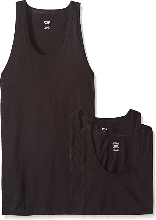 2(x)ist Men's Square Cut Tank -3 Pack, Black, S at Amazon Men’s ...