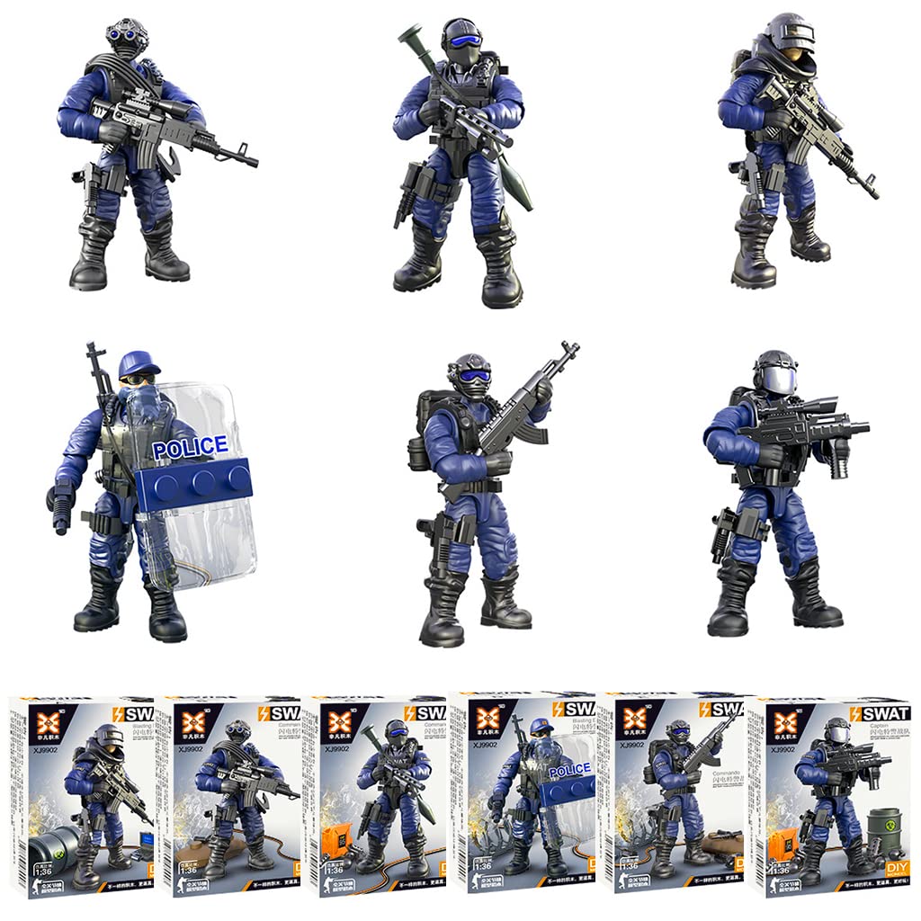 Buy PATPAT® 6 Packs Soldier Toys Soldier Action Figure Set for Kids ...