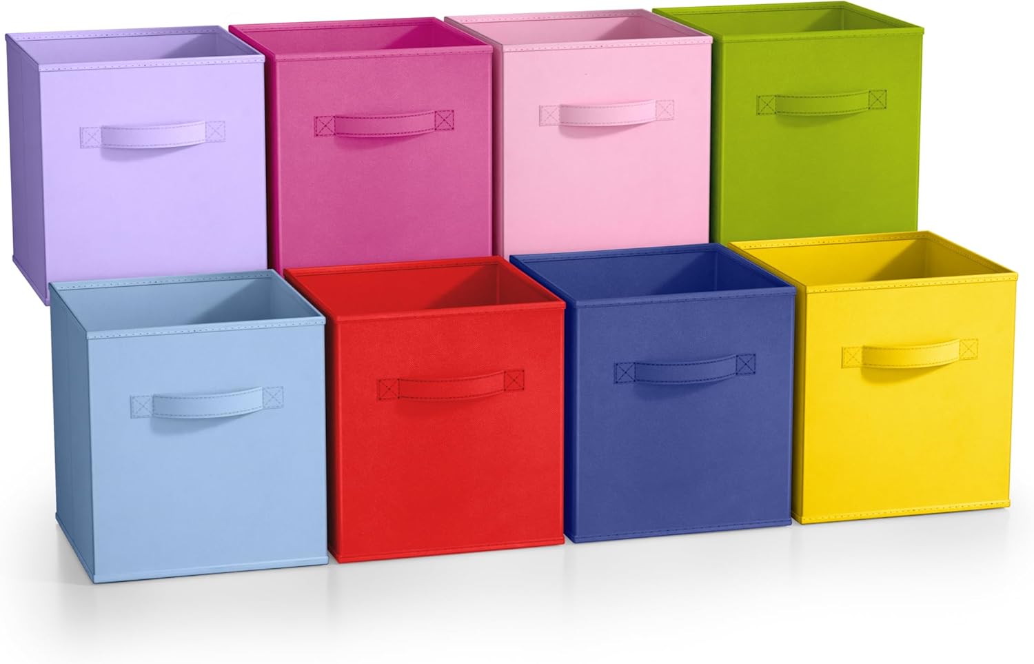 Amazon.com - Sorbus Fabric Storage Cubes - 8 Foldable Storage Bins for ...