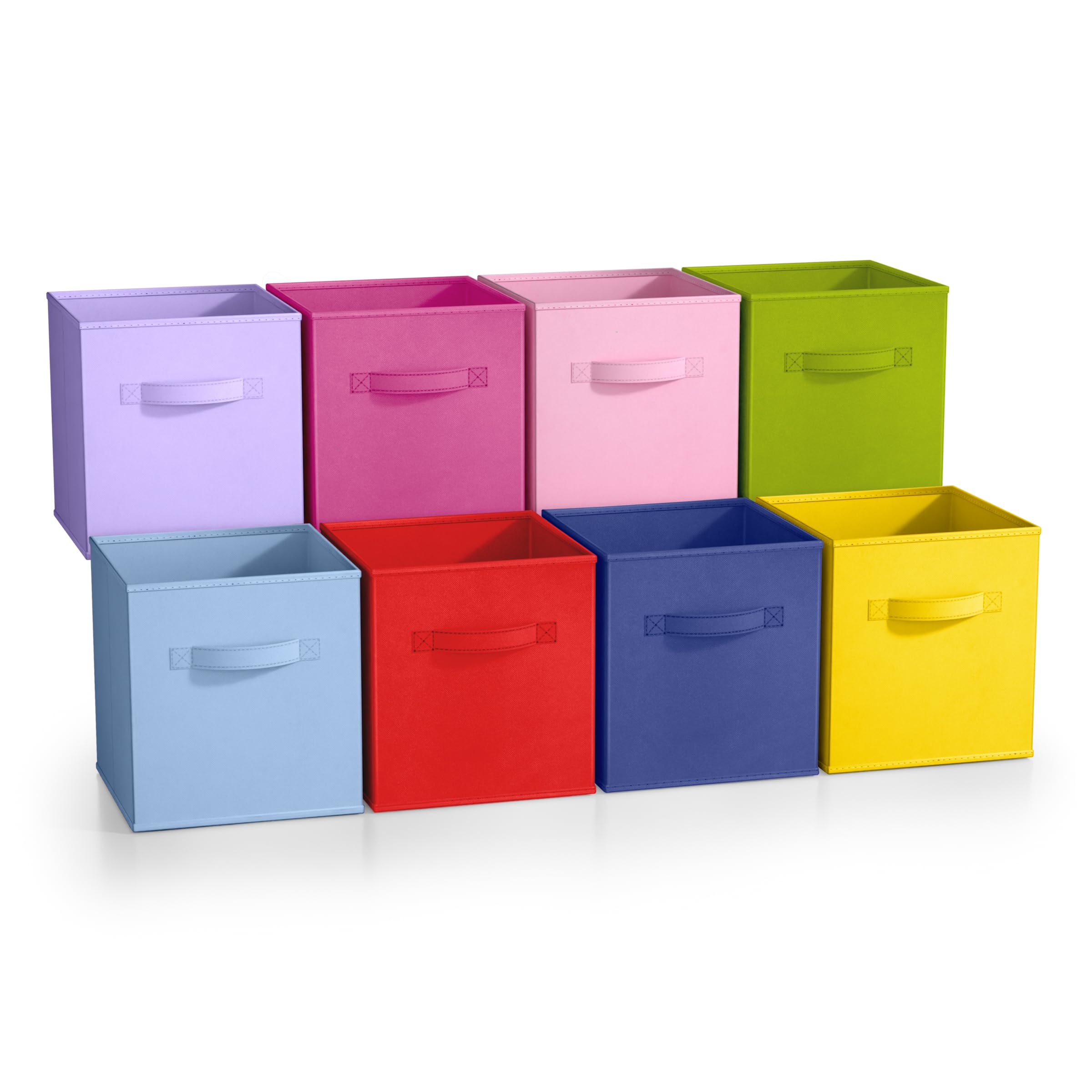 Snapklik.com : Sorbus Fabric Storage Cubes - 8 Foldable Storage Bins ...