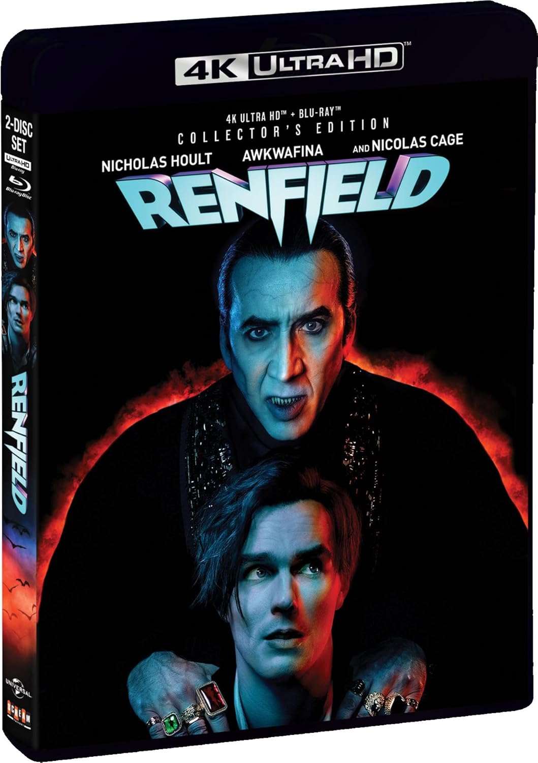 Amazon.com: Renfield - Collector's Edition 4K Ultra HD + Blu-ray [4K UHD] : Nicholas Hoult ...