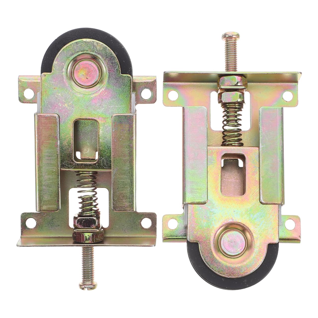 Cabilock 2Pcs Sliding Wardrobe Door Rollers Replacement, Steel Mirror ...