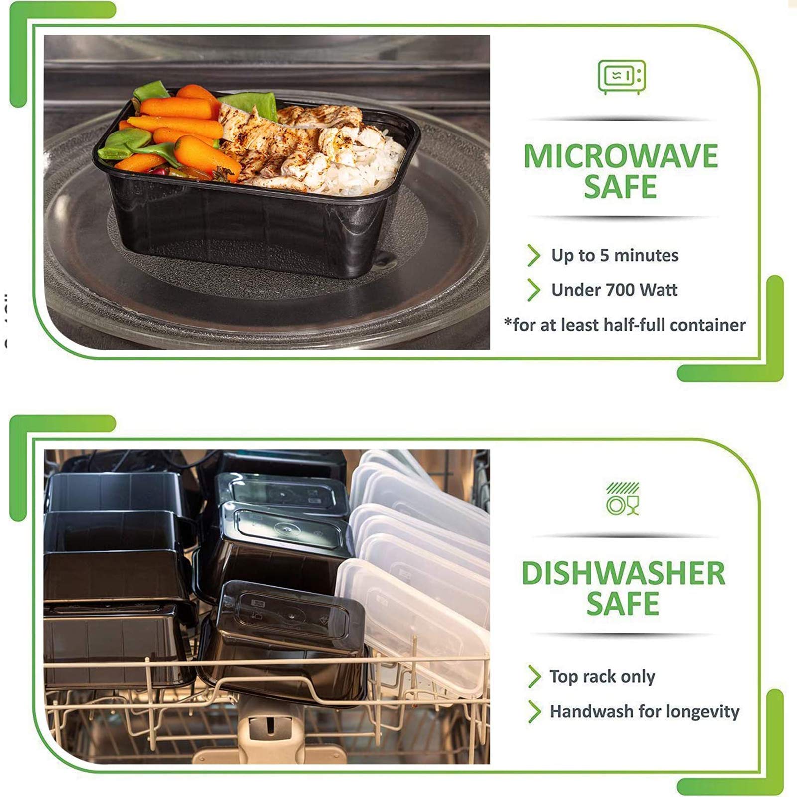 Snapklik.com : MORDEN MS 25 Pack Meal Prep Containers, Reusable To-Go ...