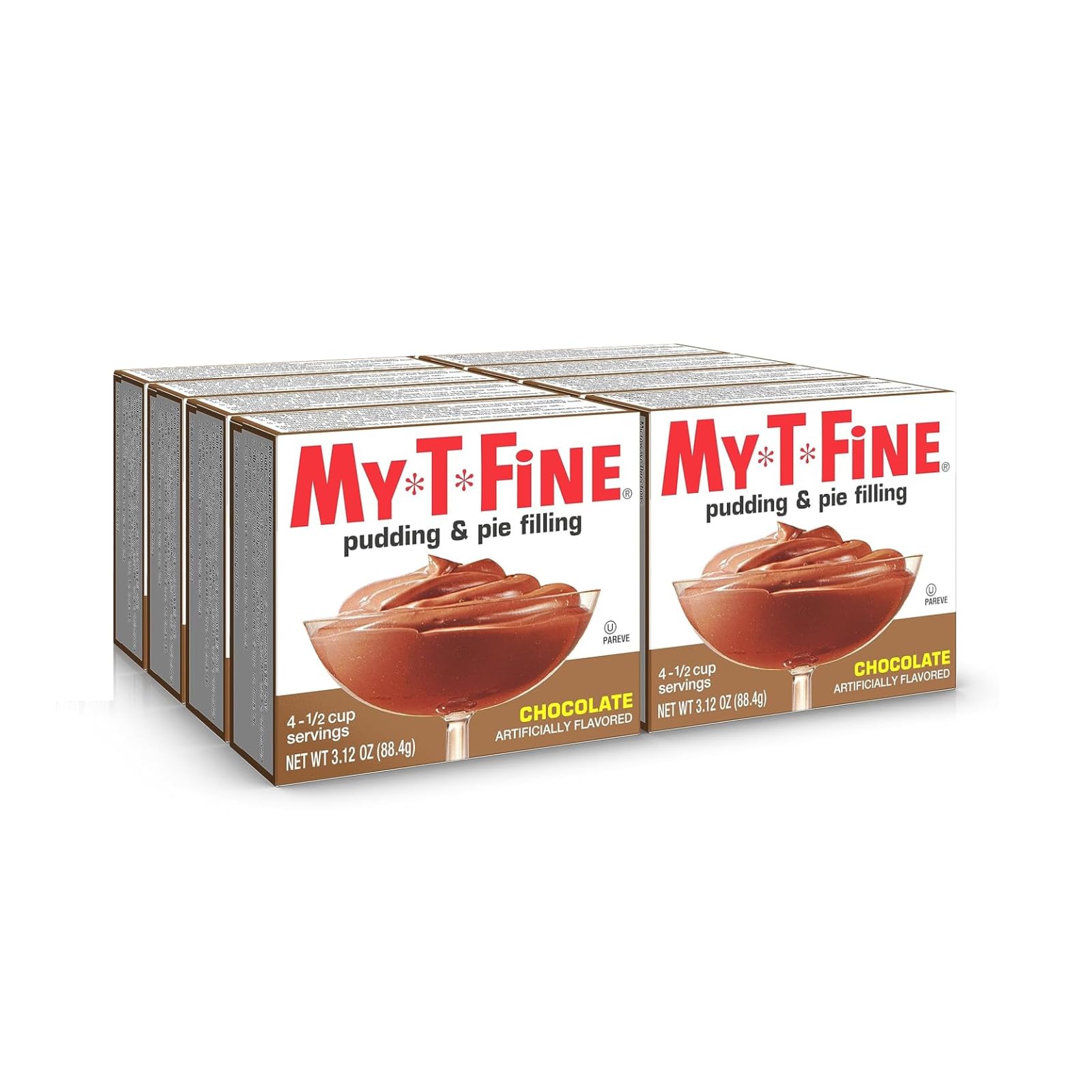 Amazon.com : My-T-Fine Pudding & Pie Filling Mix, Chocolate, 3.12 OZ ...