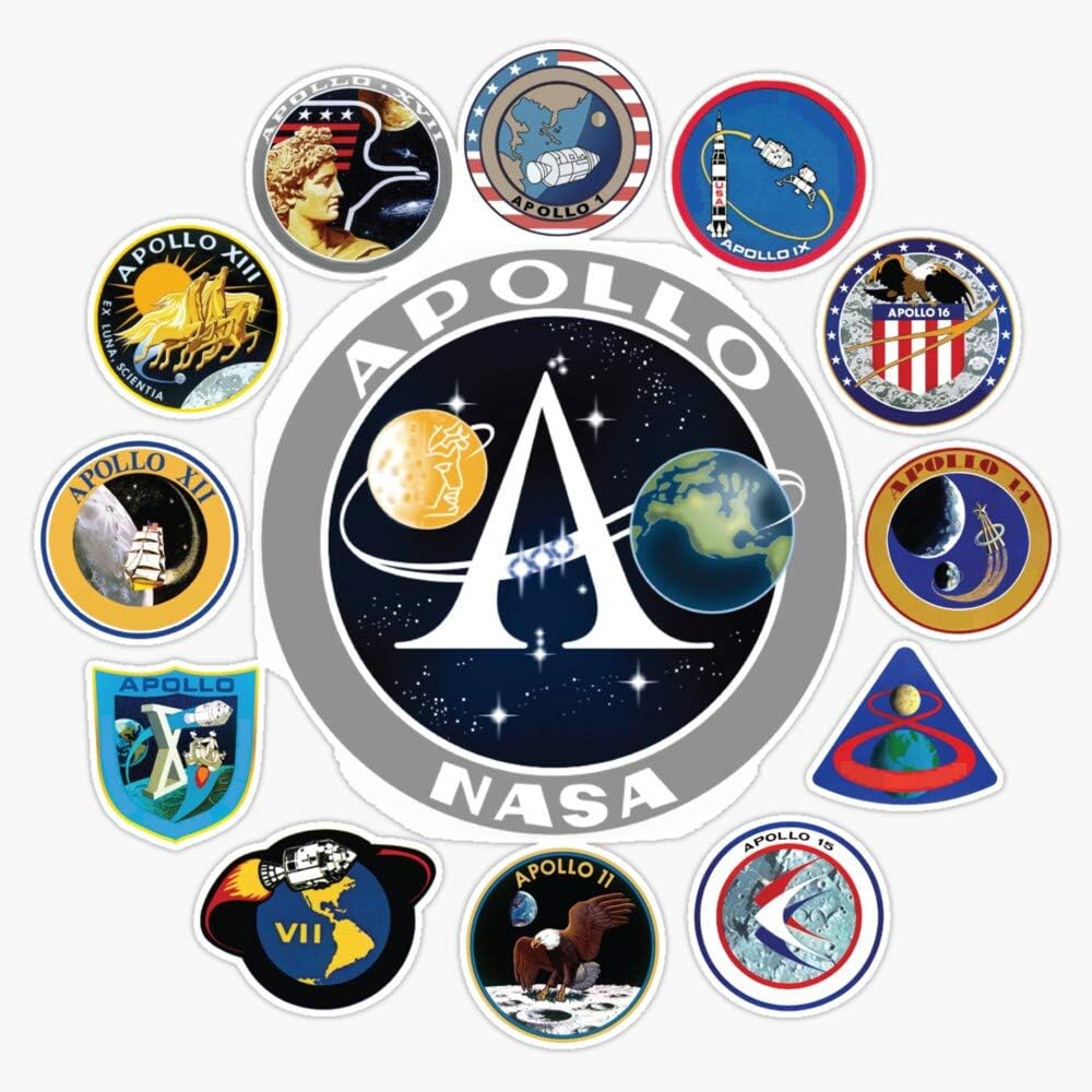 Amazon.com: MAGNET Apollo Missions Patch Badge - Nasa Program Magnetic ...