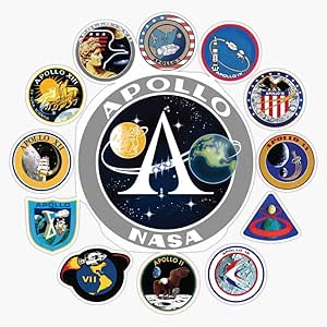 Amazon.com: MAGNET Apollo Missions Patch Badge - Nasa Program Magnetic ...