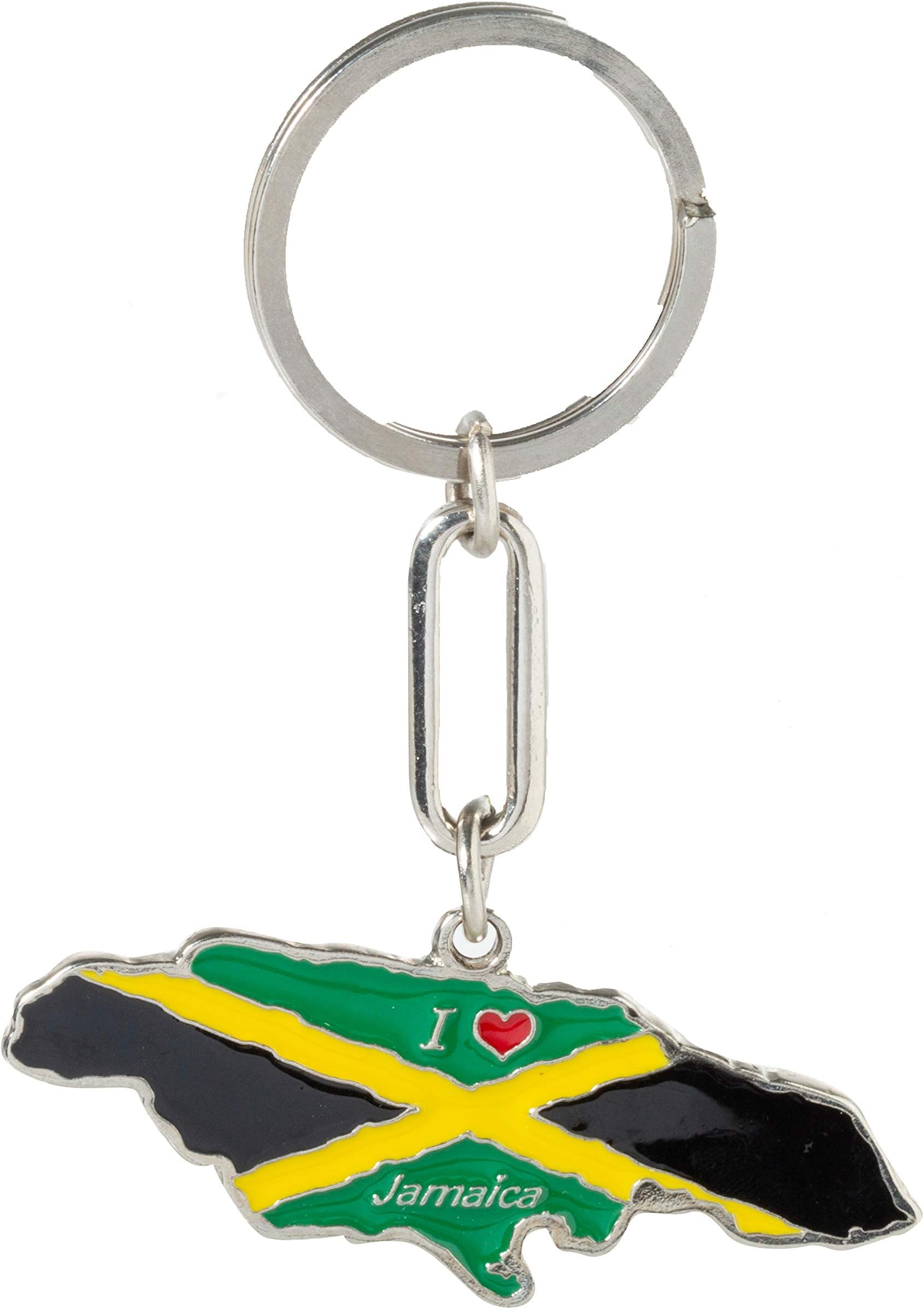 Amazon.com: Jamaica Jamaican Flag - Nickel Plated Metal Popcap Bottle ...