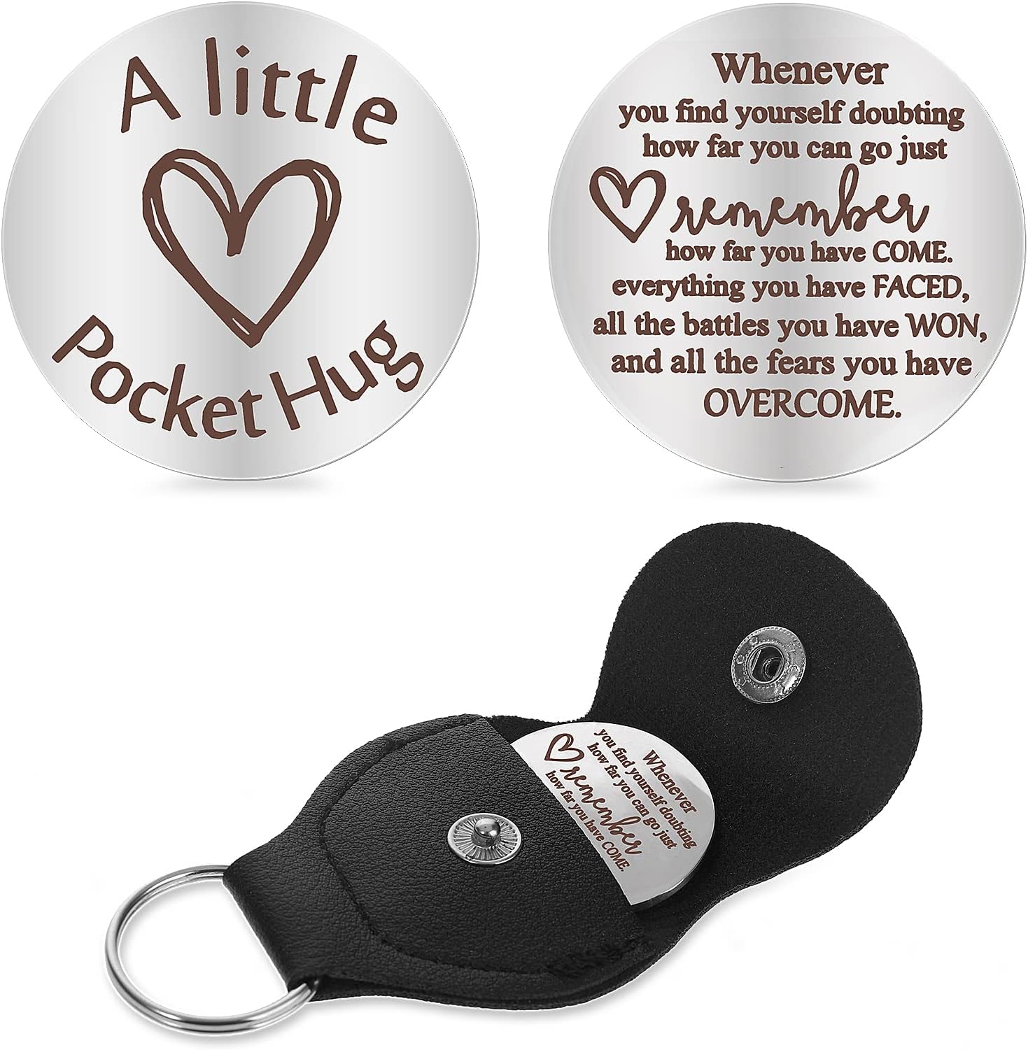Amazon.com: Inspirational Pocket Hug Token Gift, Long Distance ...