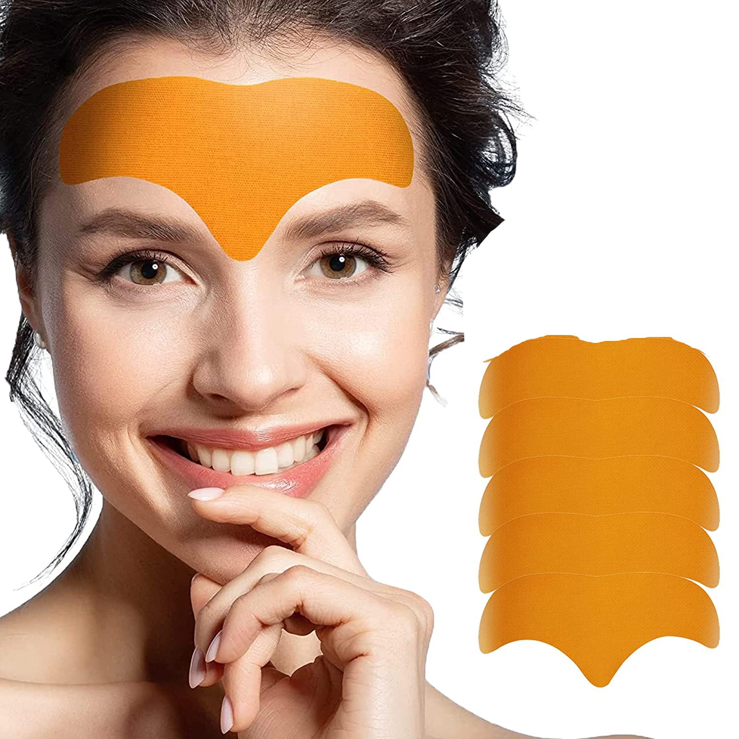 Amazon.com : IKIMI Face Forehead Wrinkle Patches: 5 Packs Anti-Wrinkle ...