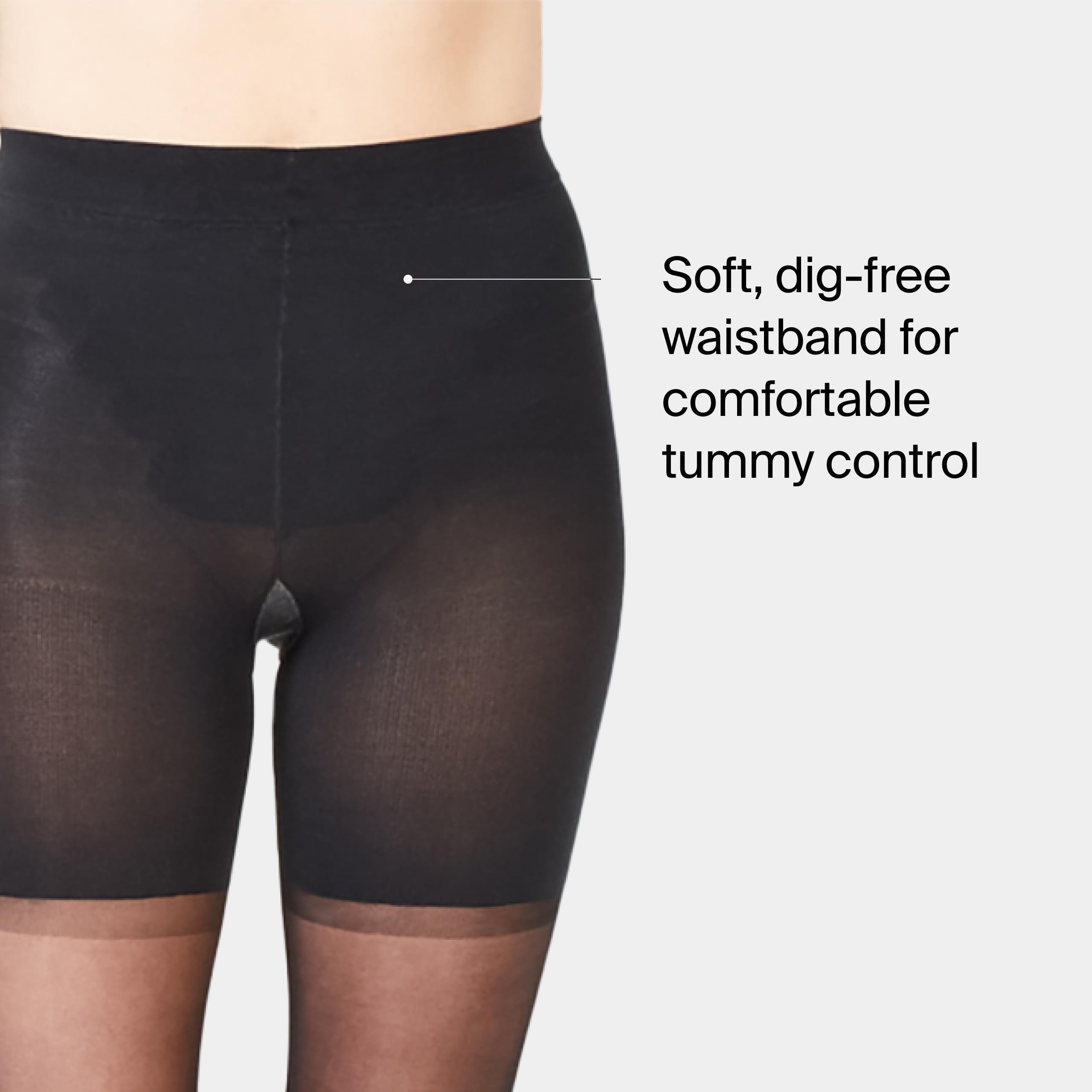 Snapklik.com : shape Mid-Thigh Sheers - Full Length - Comfortable Tummy ...
