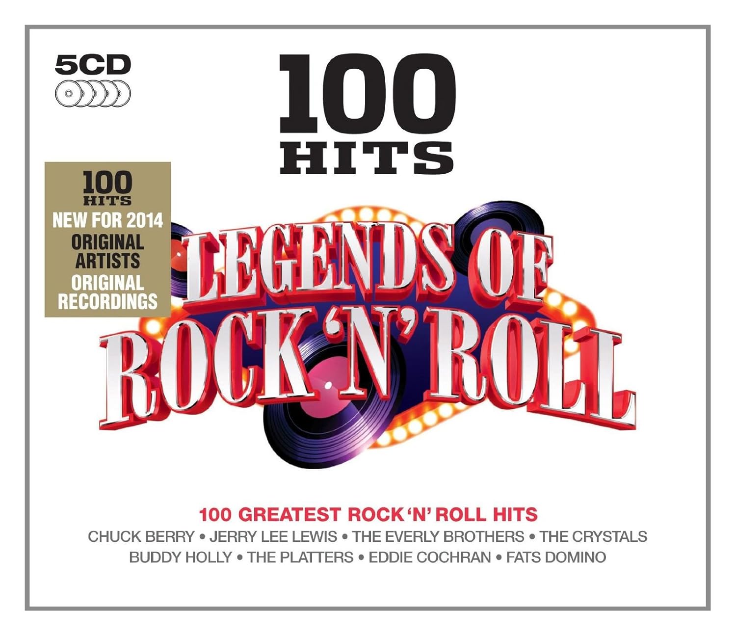 VARIOUS ARTISTS - 100 Hits-Legends of Rock 'N' Roll / Various - Amazon ...