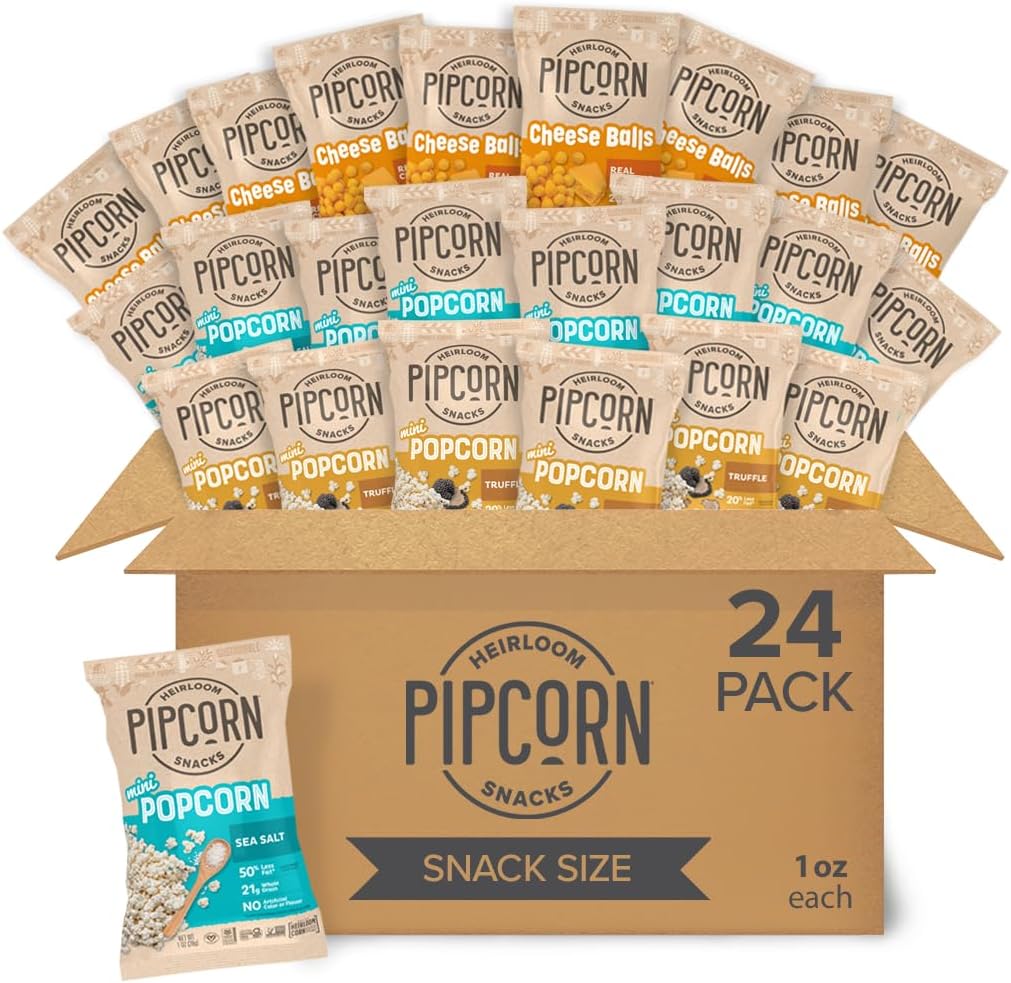 Amazon.com: Pipsnacks Heirloom Popcorn Tabasco, 4.5 OZ