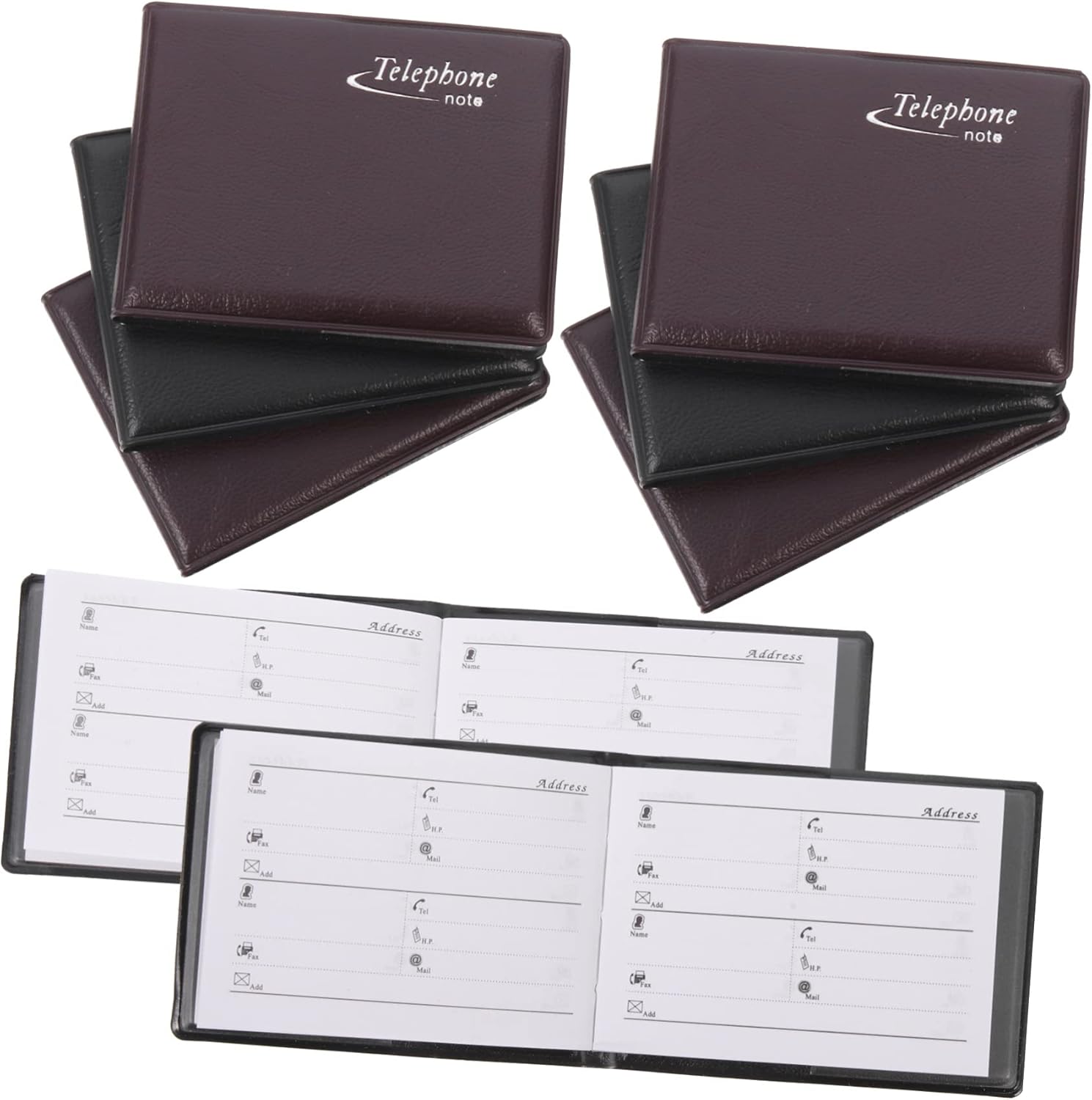 Ciieeo 10Pcs Mini Phone Book Phones for Phone Number Book Alphabetical ...