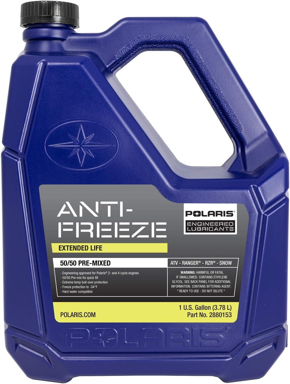 50/50 Premix Extended Life Antifreeze, Snowmobiles and ORV Aluminum ...