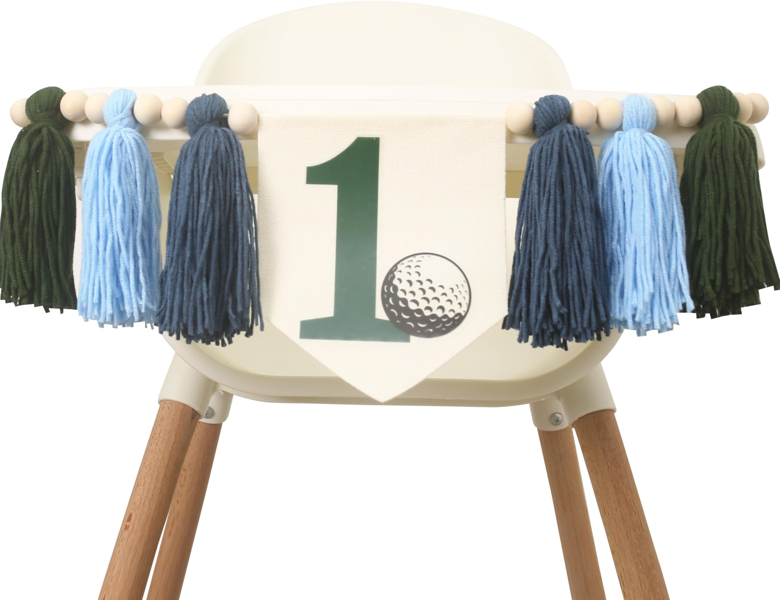 Amazon.com: Golf 1st Birthday Tassel Banner - Golf Boy 1st Birthday ...