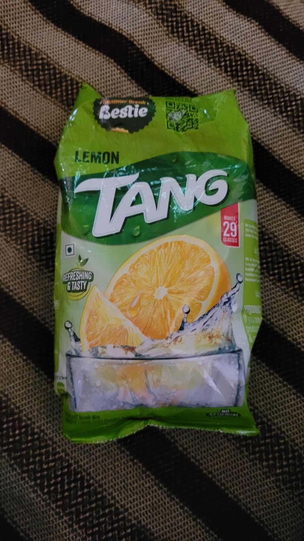 Tang Lemon Mint Instant Drink powder Resealable Pouch Imported, 375g ...