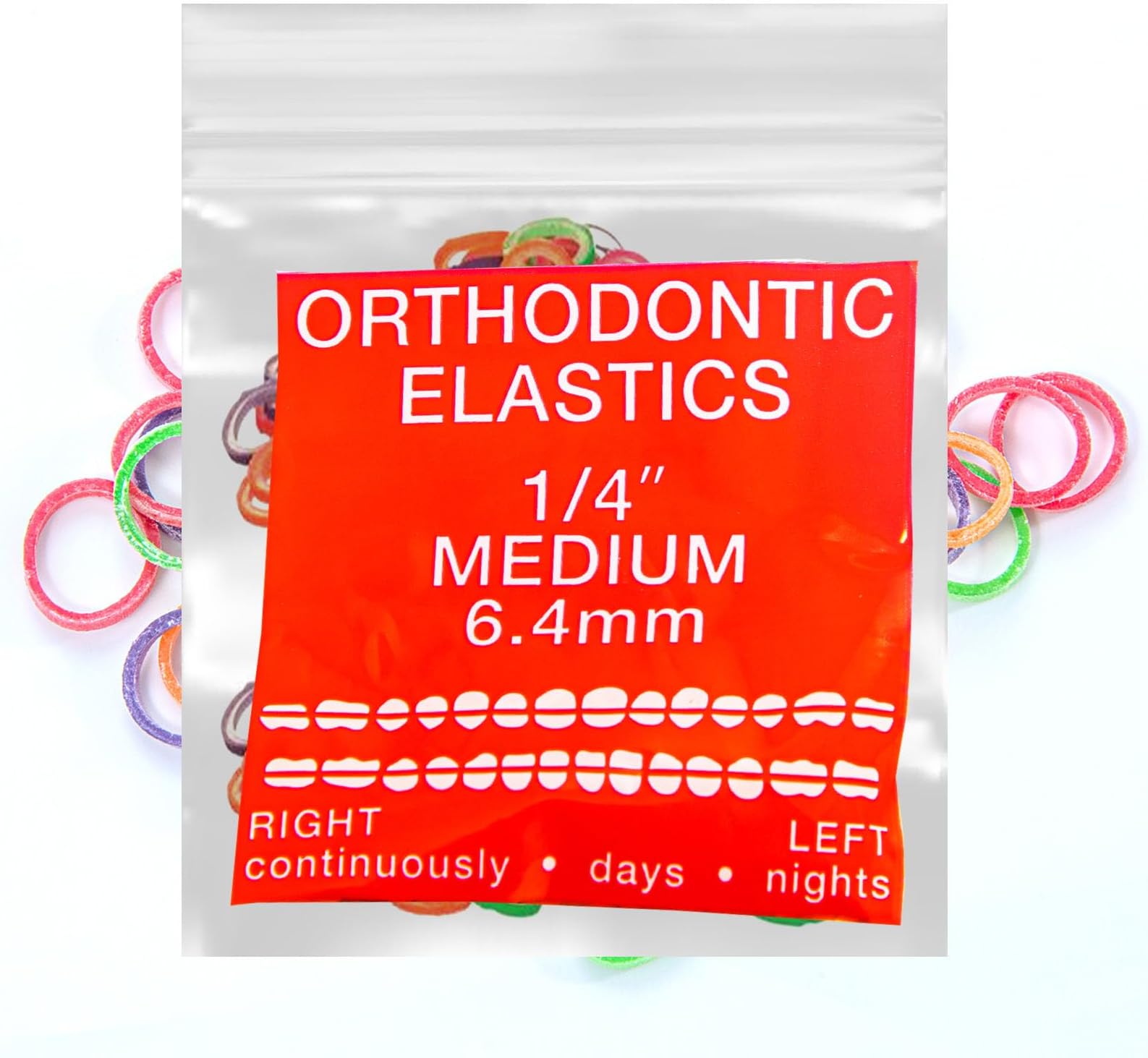 Amazon.com: RZJZGZ 2 Packs(200Pcs) Multicolor Dental Orthodontic ...