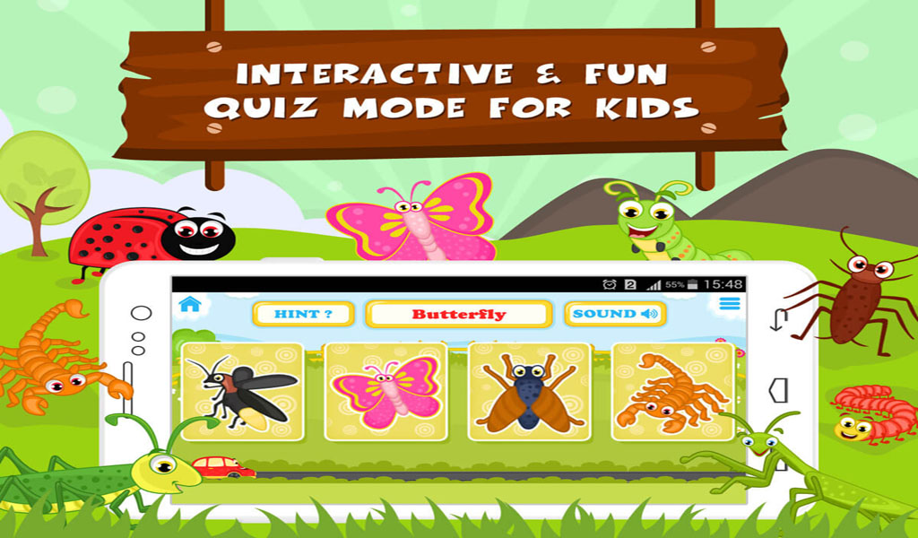 Learn Insect Names - Kids Fun - App on Amazon Appstore