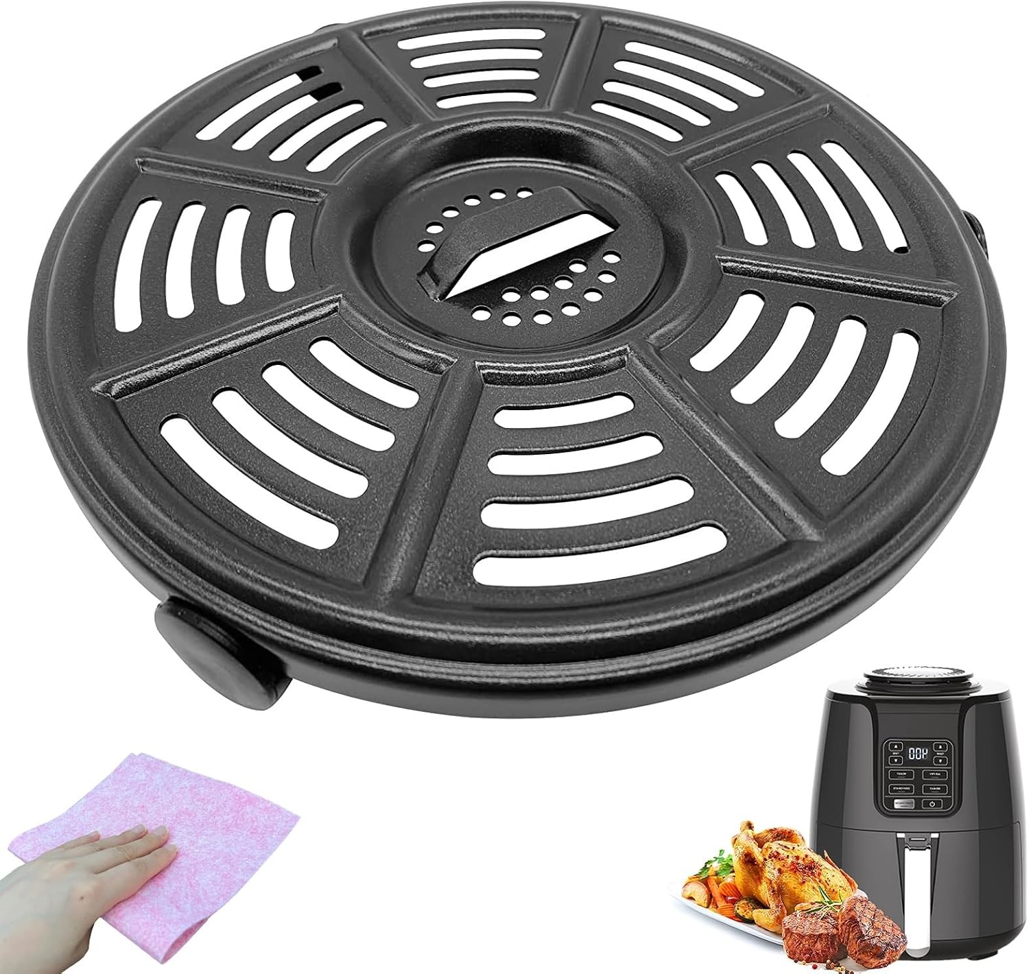 Amazon.com: HQT 4QT Air Fryer Grill Plate for Ninja AF100 4 Quart Air ...