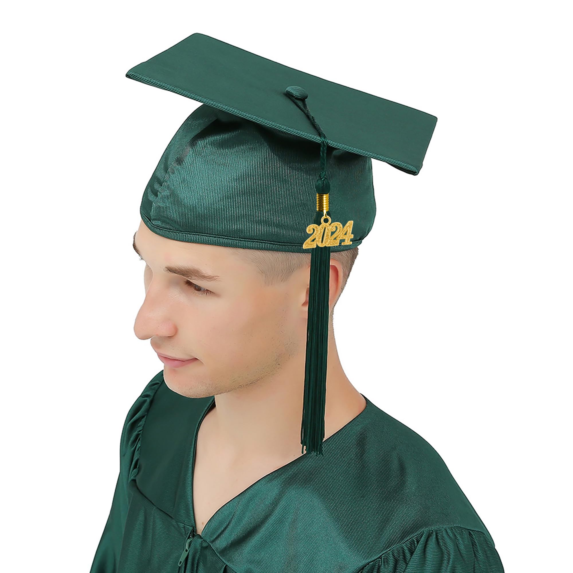 Snapklik.com : GraduationMall Shiny Graduation Gown Cap Tassel Set 2024 ...