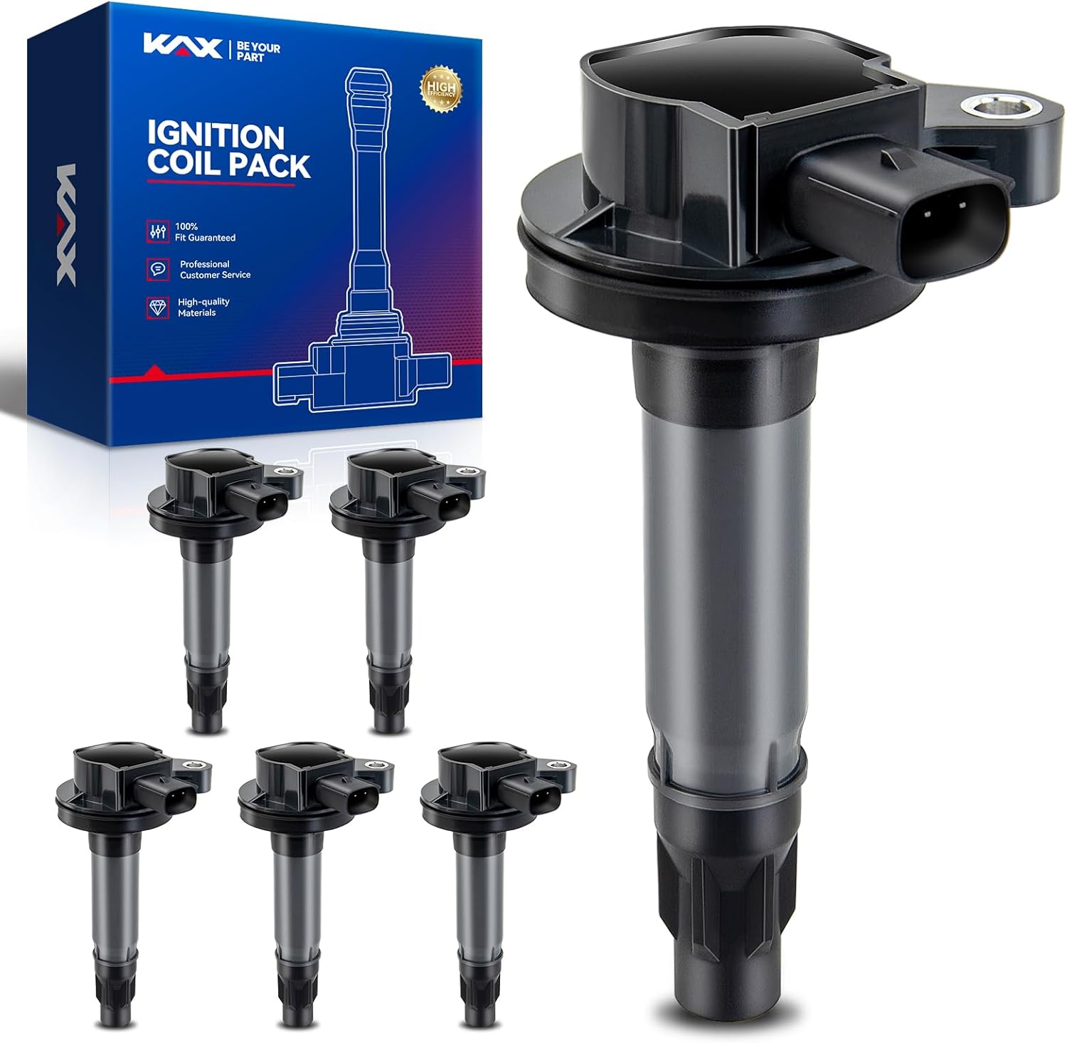 Amazon.com: KAX UF553 Ignition Coil 6 Pack Compatible with Ford Lincoln ...
