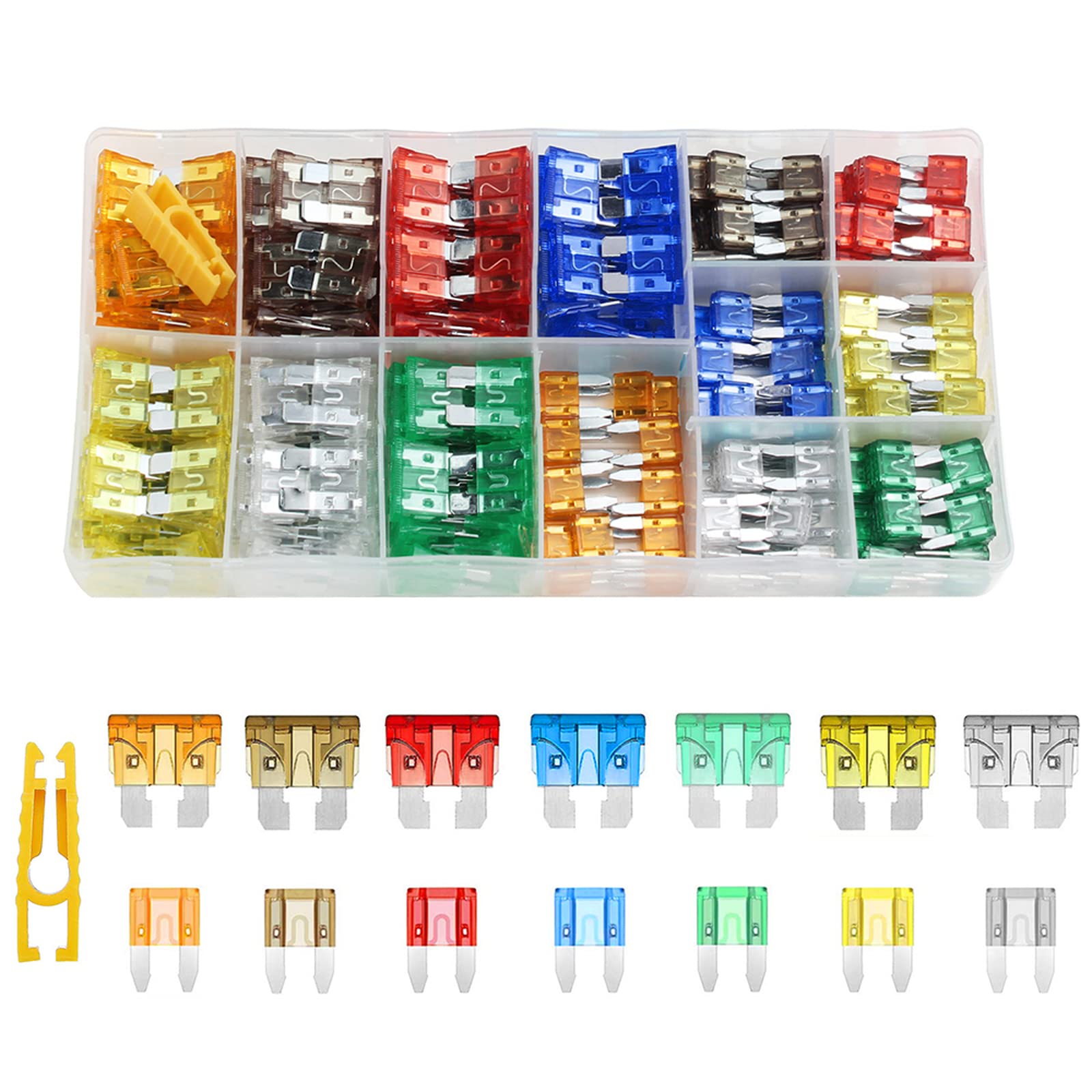 Buy Yyshyi Standard Blade Fuses, Blade Fuse, Car Fuses Automotive Fuses ...