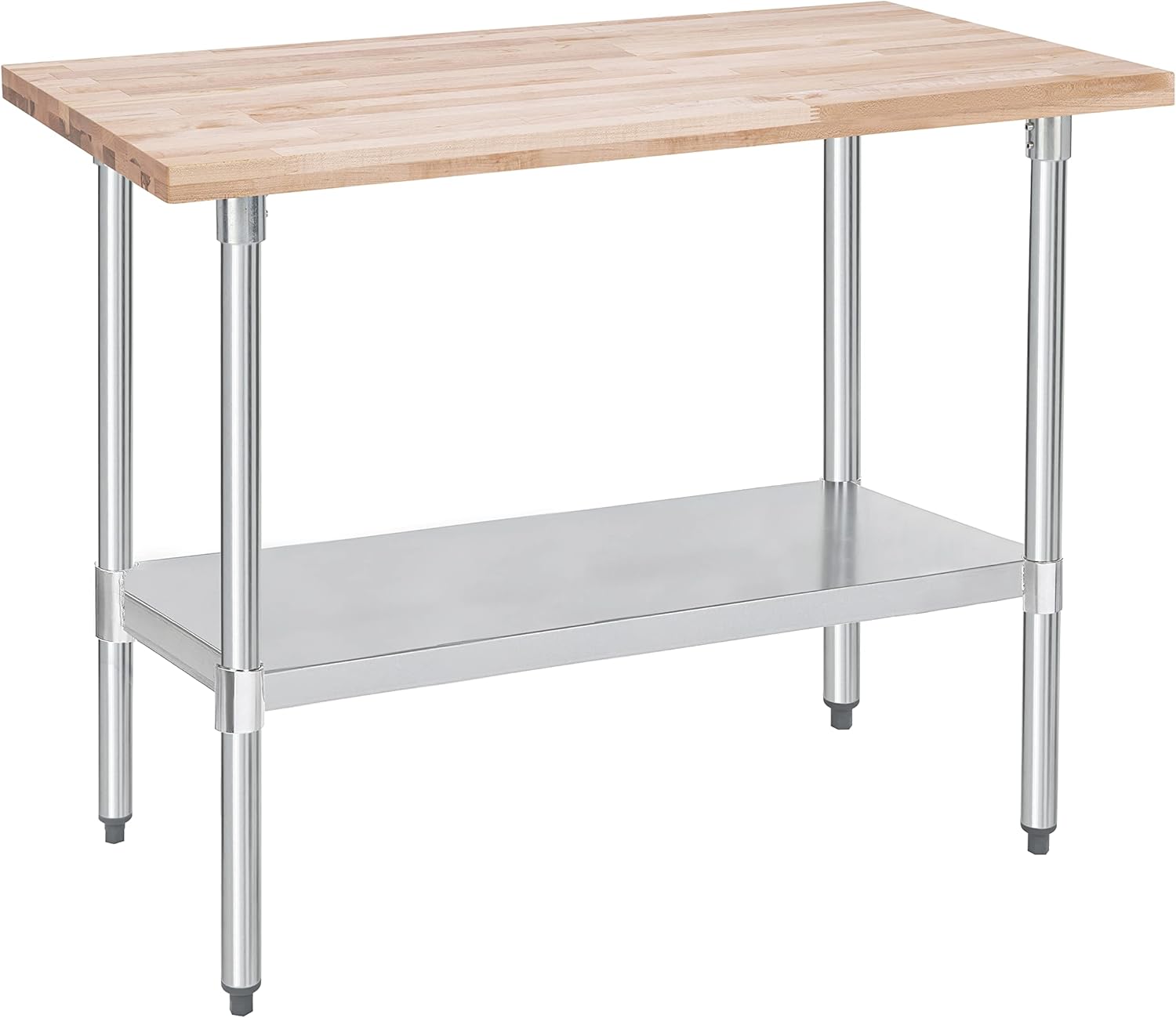 Amazon.com: DuraSteel US Maple Top Work Table - 24 x 48 x 35 Inch ...