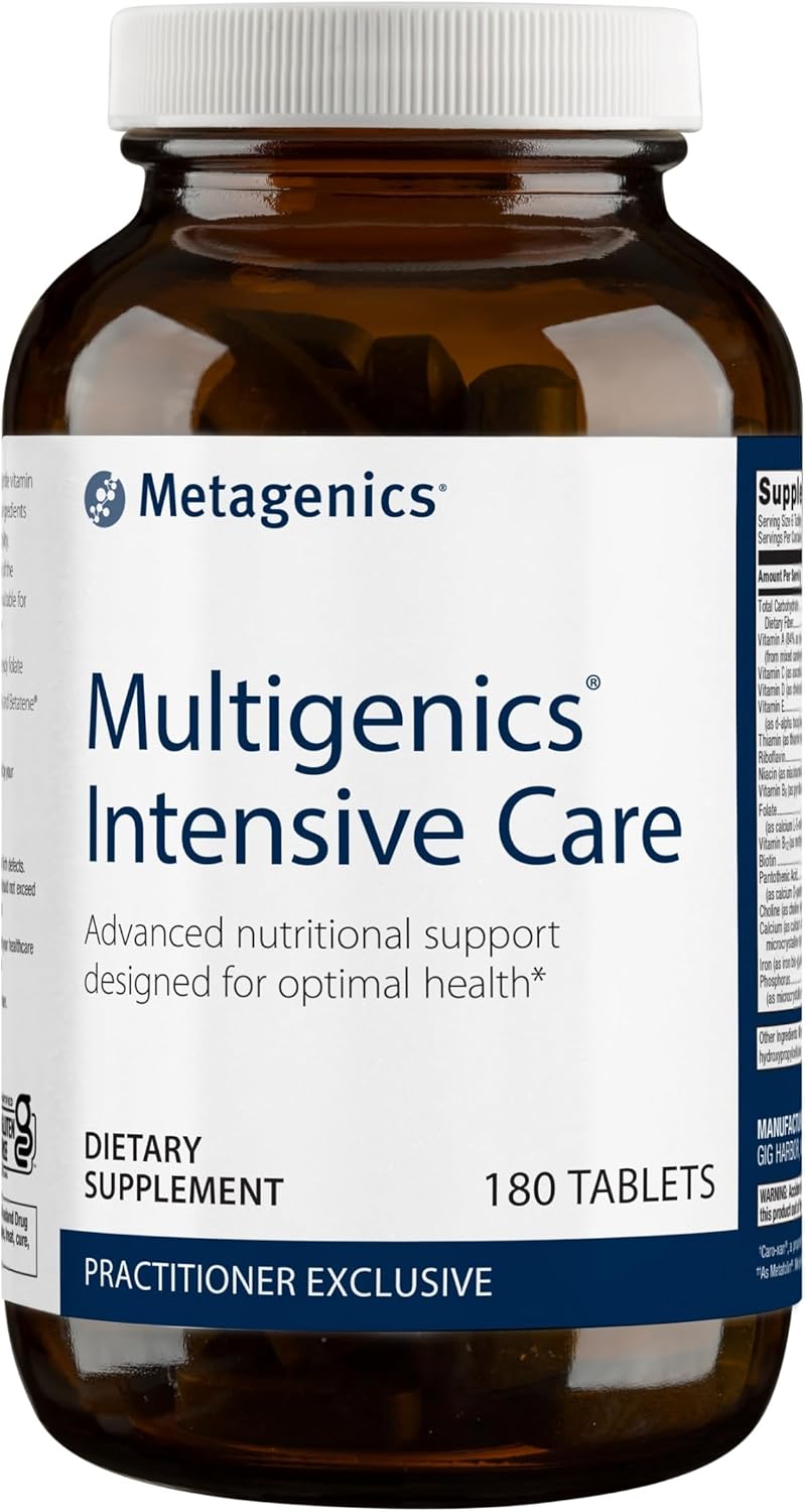 Amazon.com: Metagenics Multigenics Intensive Care - Multivitamin ...