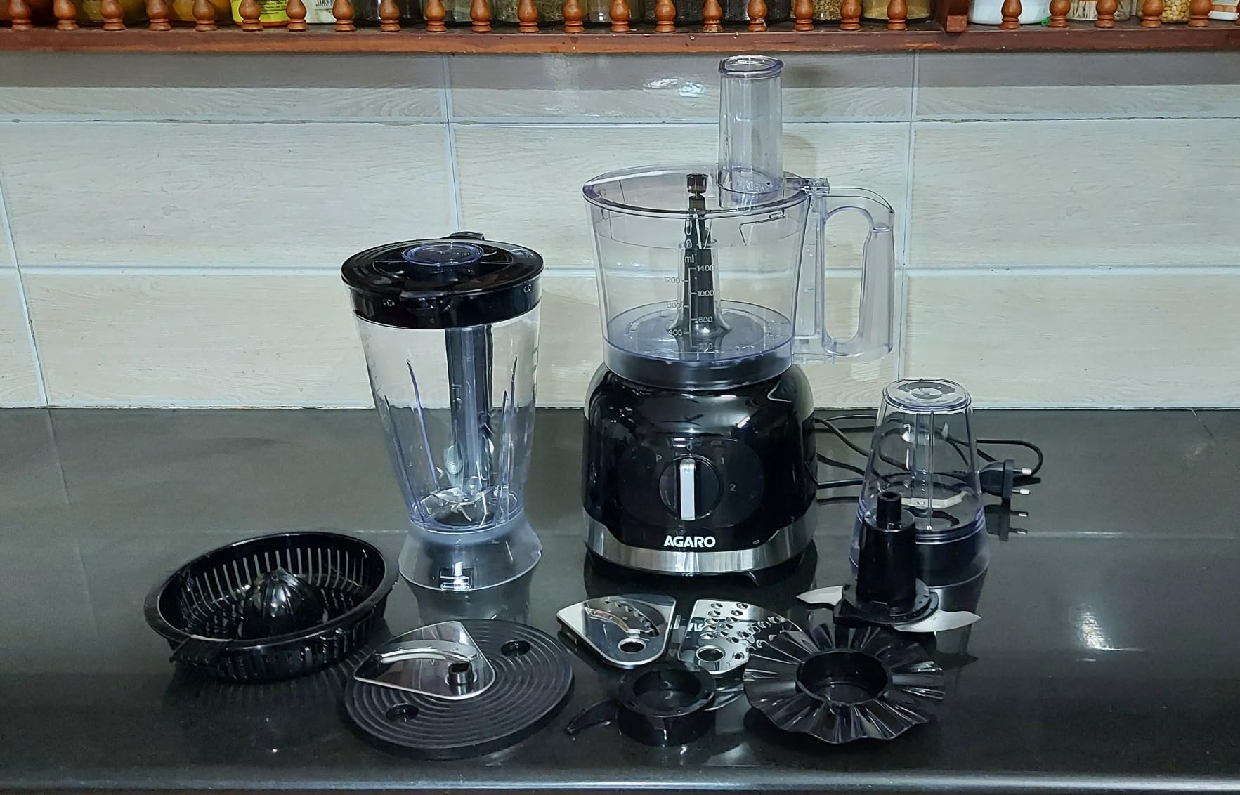 AGARO Grand Food Processor, Multi-functional Chopper, Grinder, Slicer ...